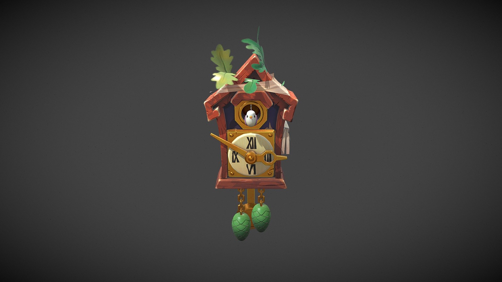 Cuckoo clock - 3D model by Markcelo95 [898e6e5] - Sketchfab