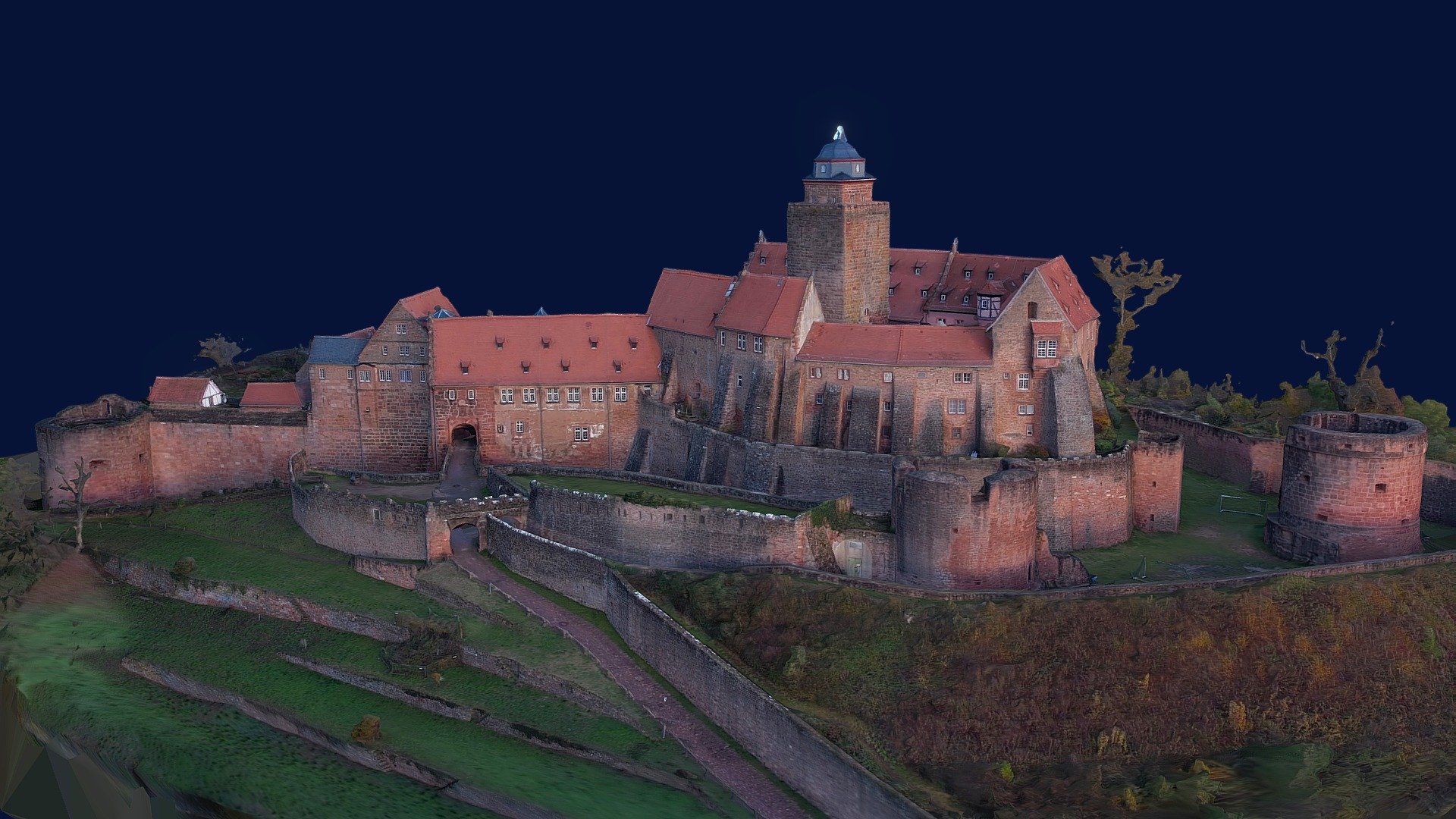 Burg Breuberg, Odenwald (Hesse) - Download Free 3D model by Dok11 ...