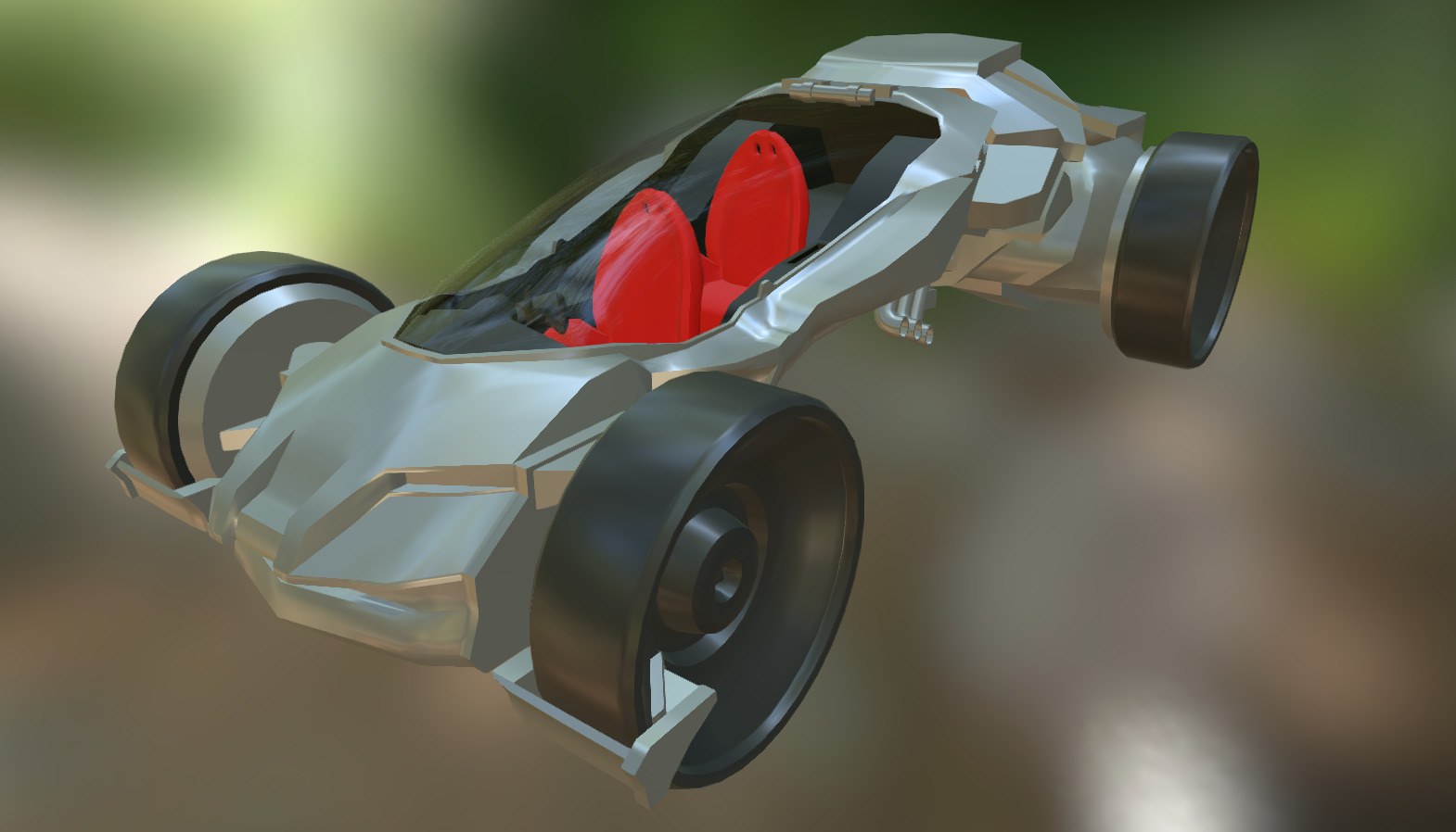 Futuristic Car (No overlaping uvs) - Download Free 3D model by 3DHaupt ...