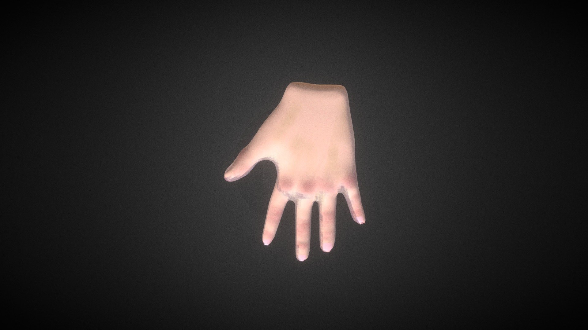 "Low Poly" Hand - 3D model by skiffage [8993943] - Sketchfab