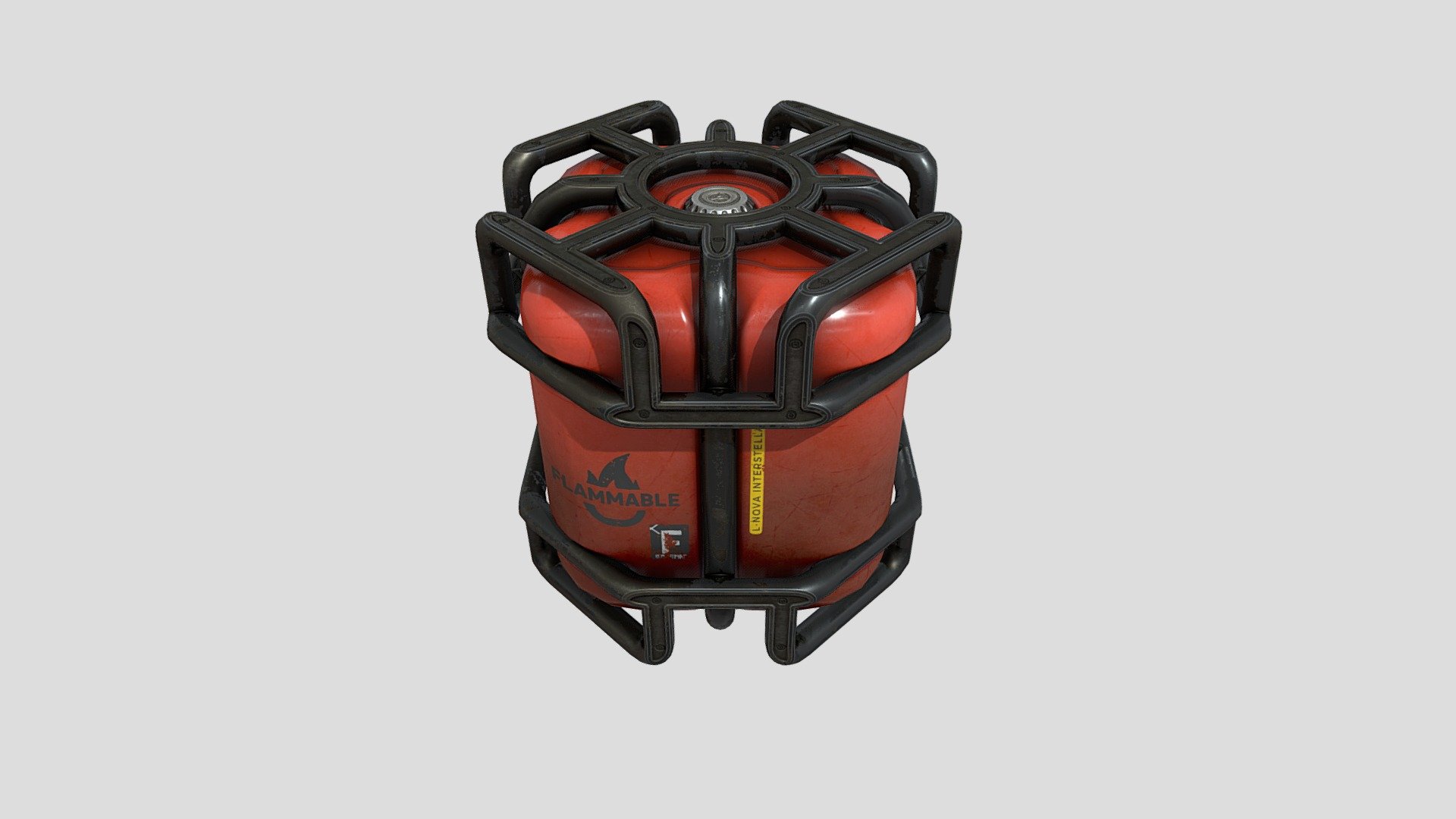 Flammable Tank - 3D model by absorb3d [8993c14] - Sketchfab
