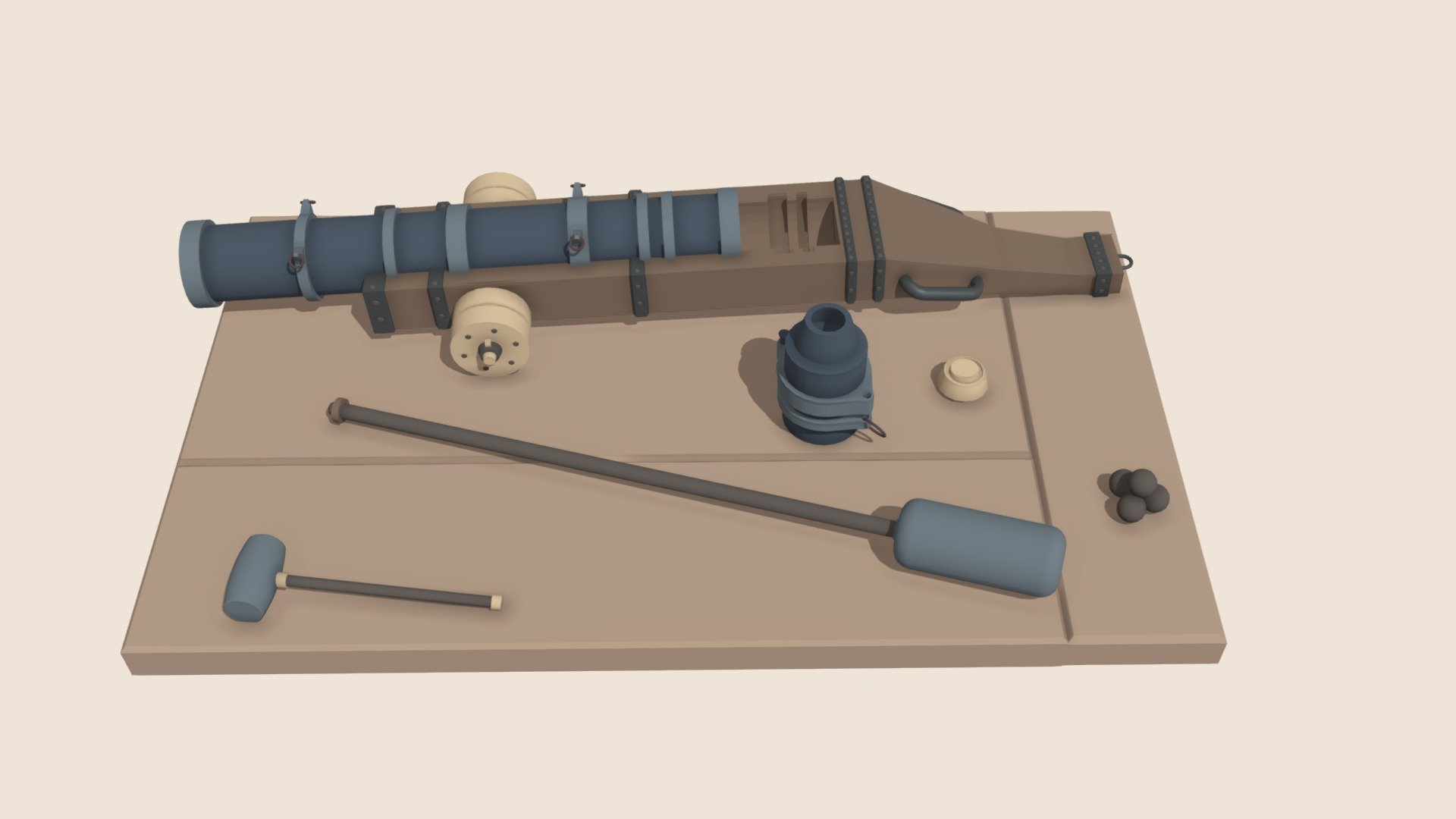 Bombarde - Download Free 3D model by mozgalevdaniil [8993fac] - Sketchfab