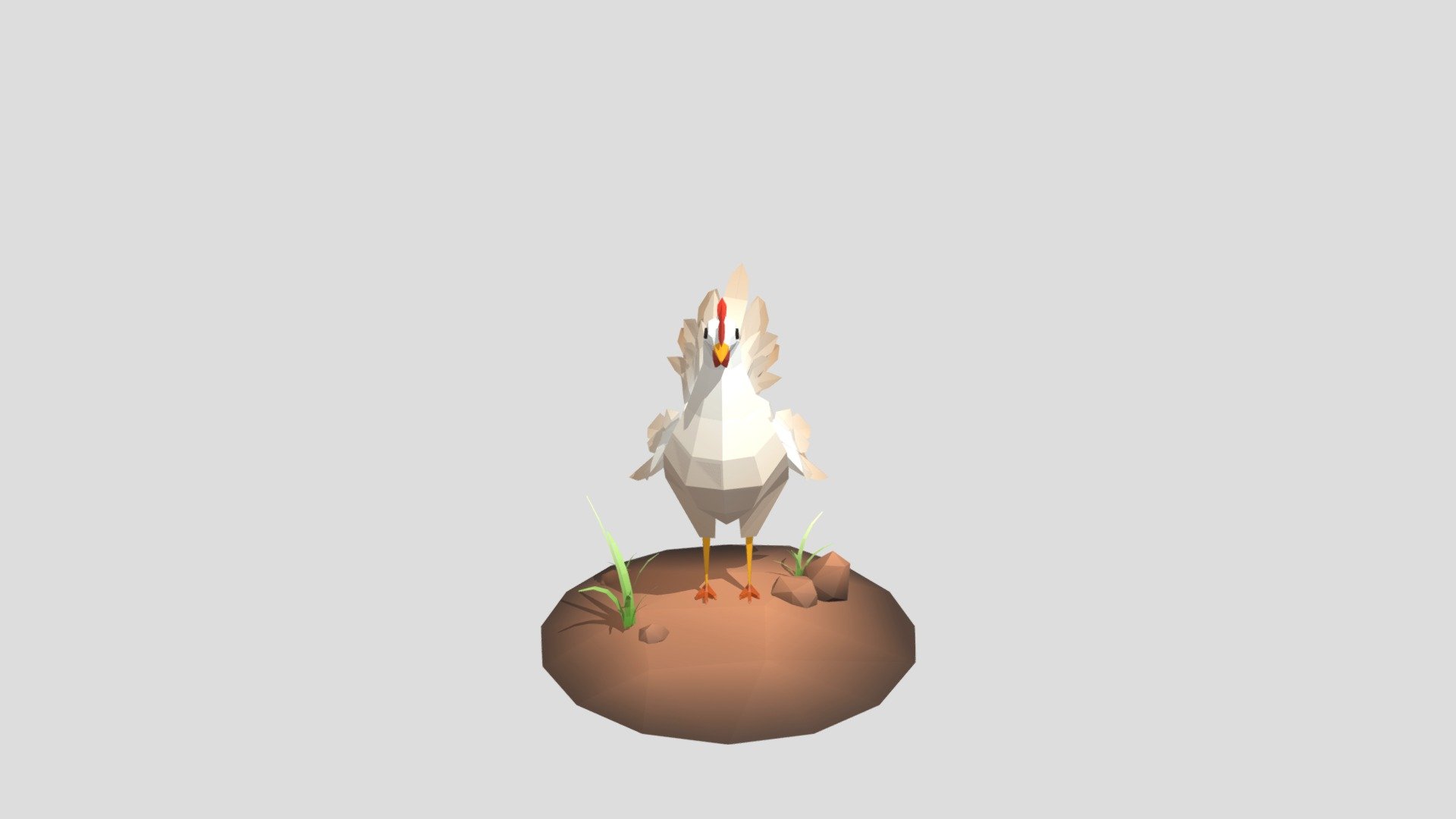 Low poly Chicken - Download Free 3D model by marksethcaballes [8995b34 ...