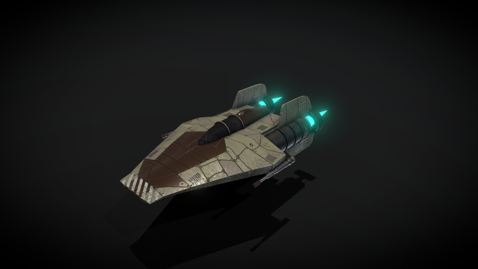 A-Wing - 3D model by cinmunive [899617b] - Sketchfab