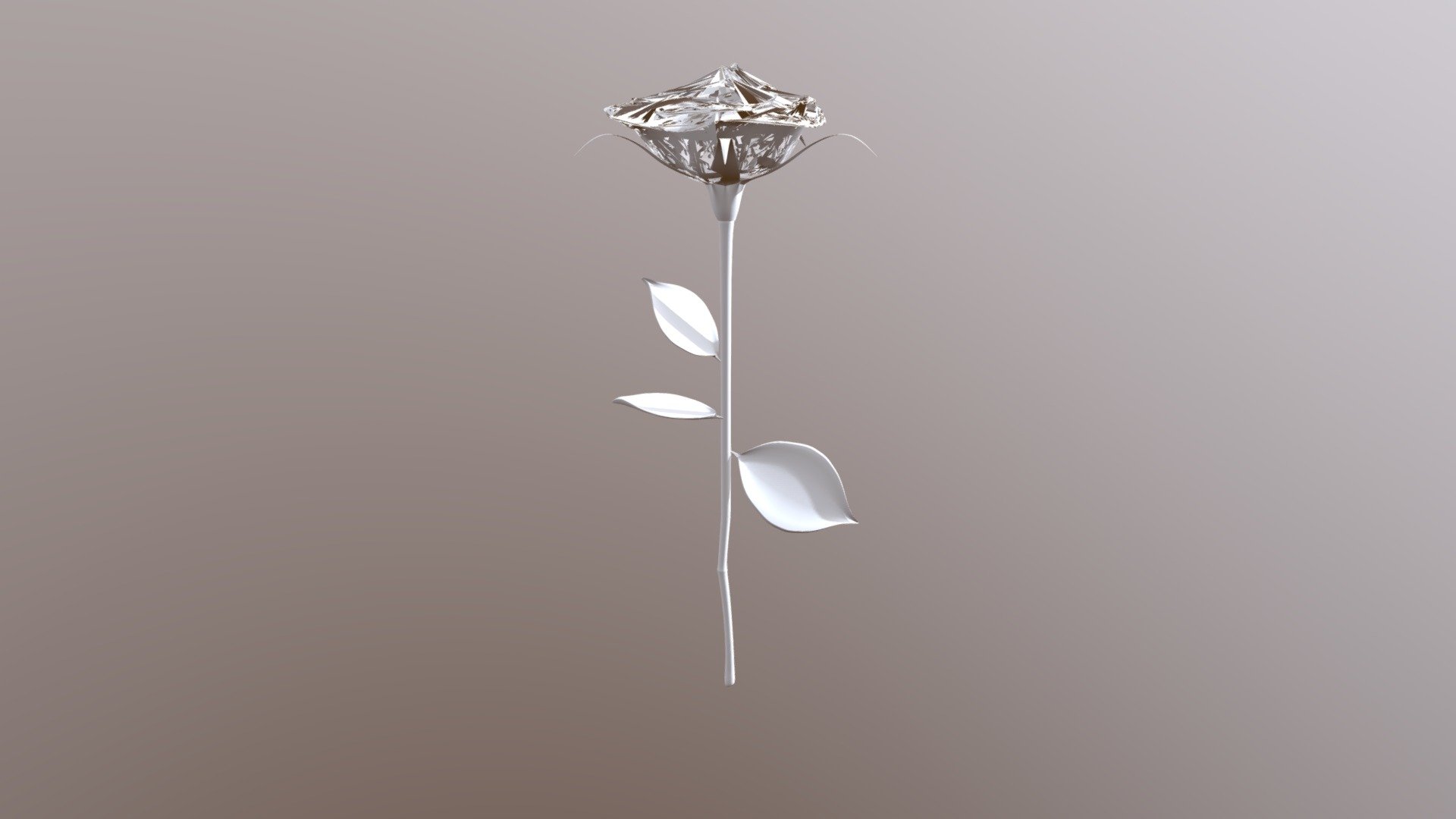 Rose Glitched - 3D model by avielhod [89977e4] - Sketchfab