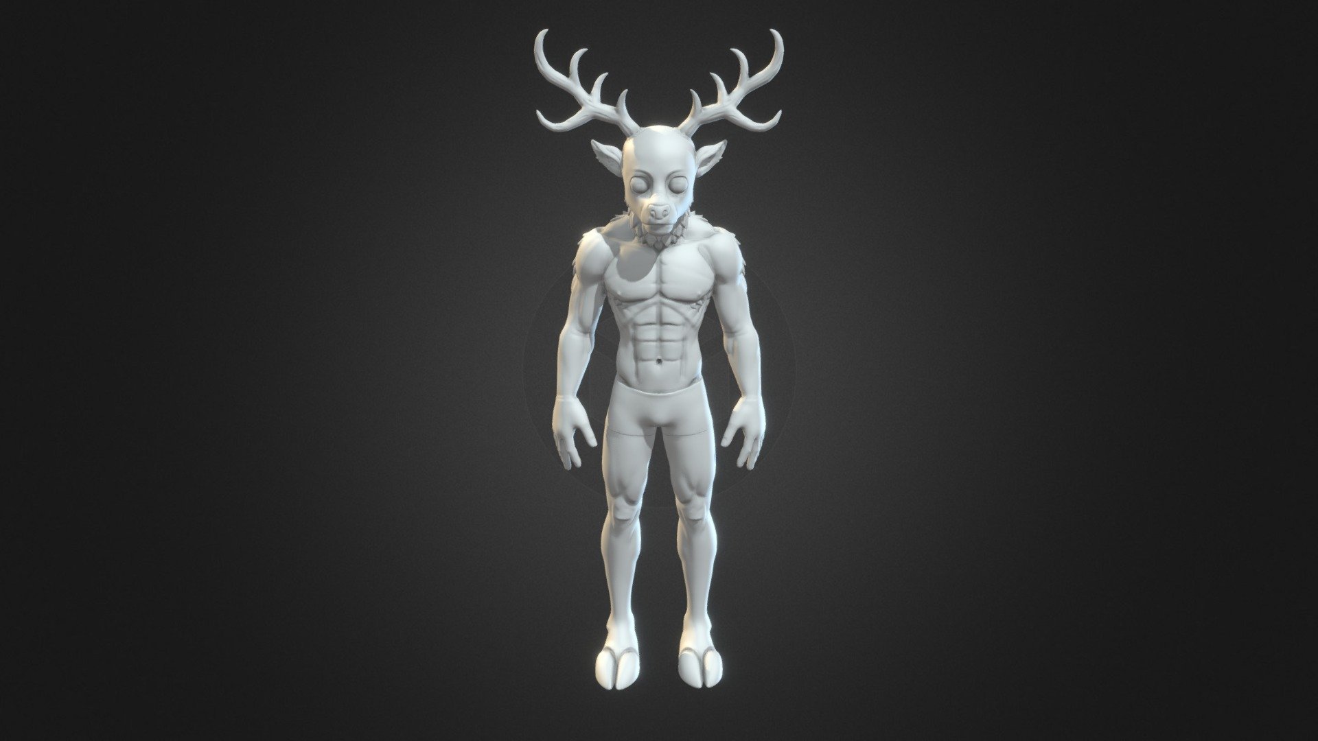 Deer Character - 3D model by devakrishna.art [89987b5] - Sketchfab