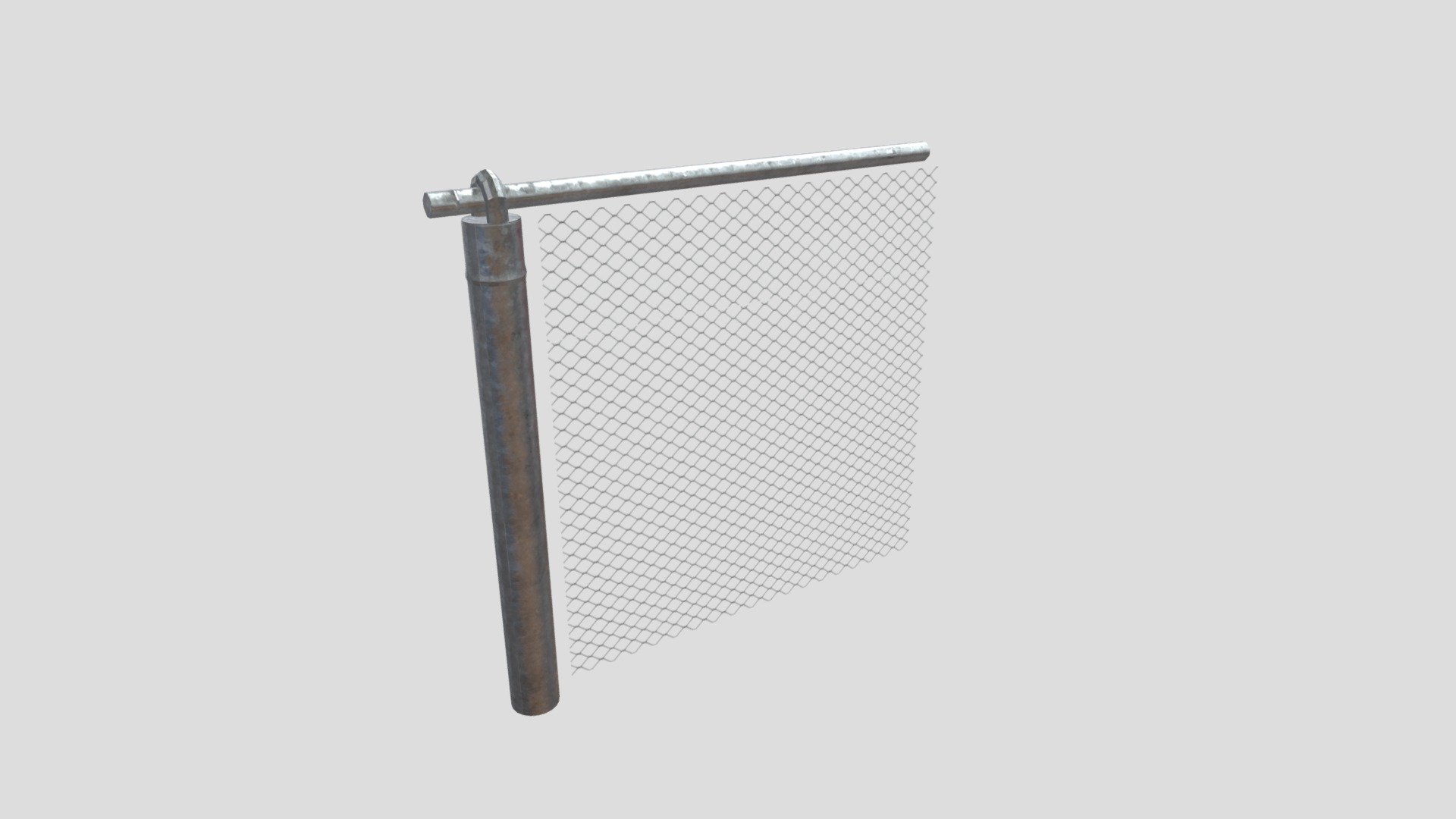 Chain Link Fence - 3D model by RavenRohne [899b8fe] - Sketchfab