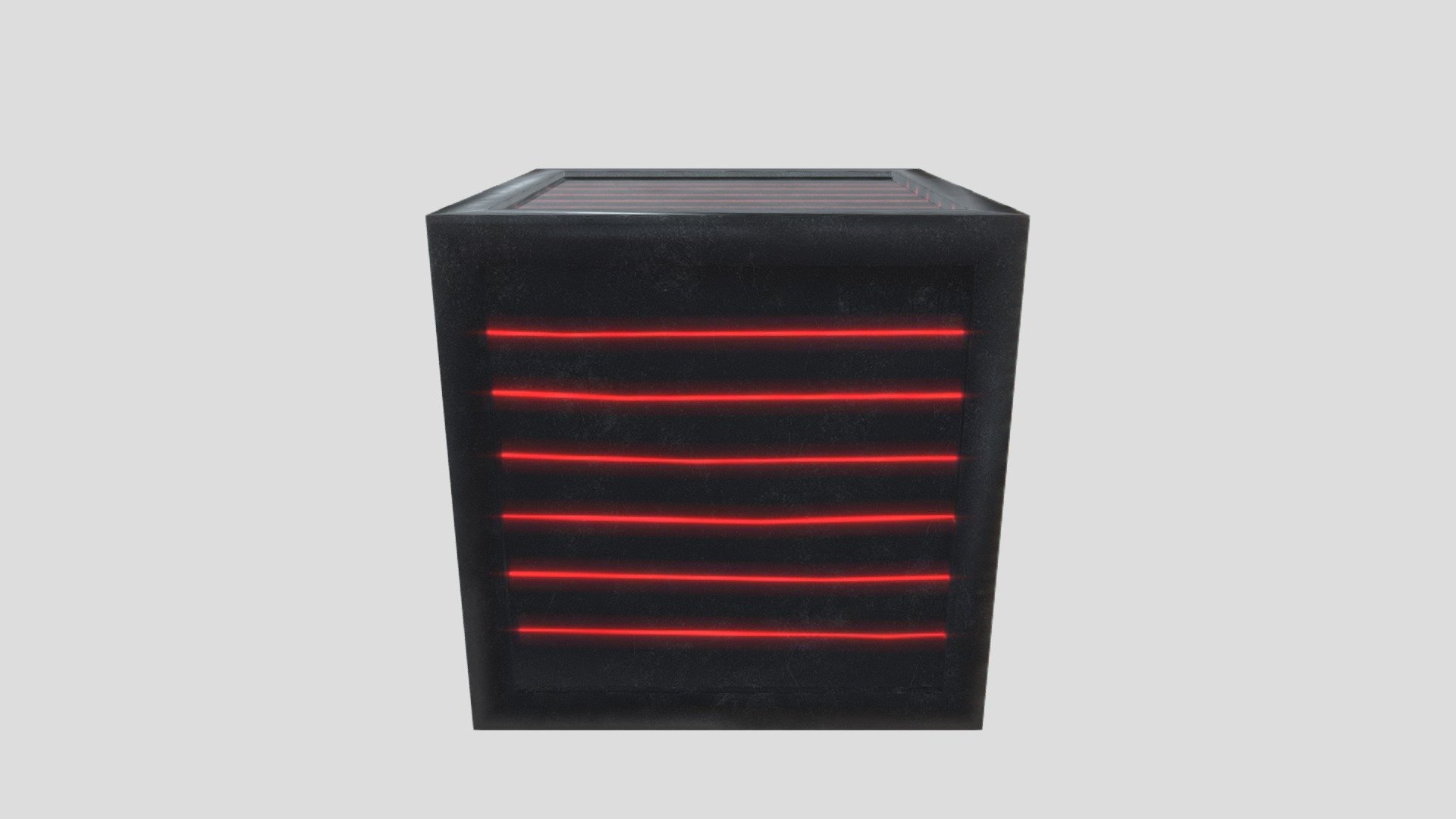 Futuristic Box - 3D model by Ryan James (@Ryan_James) [899bfcd] - Sketchfab