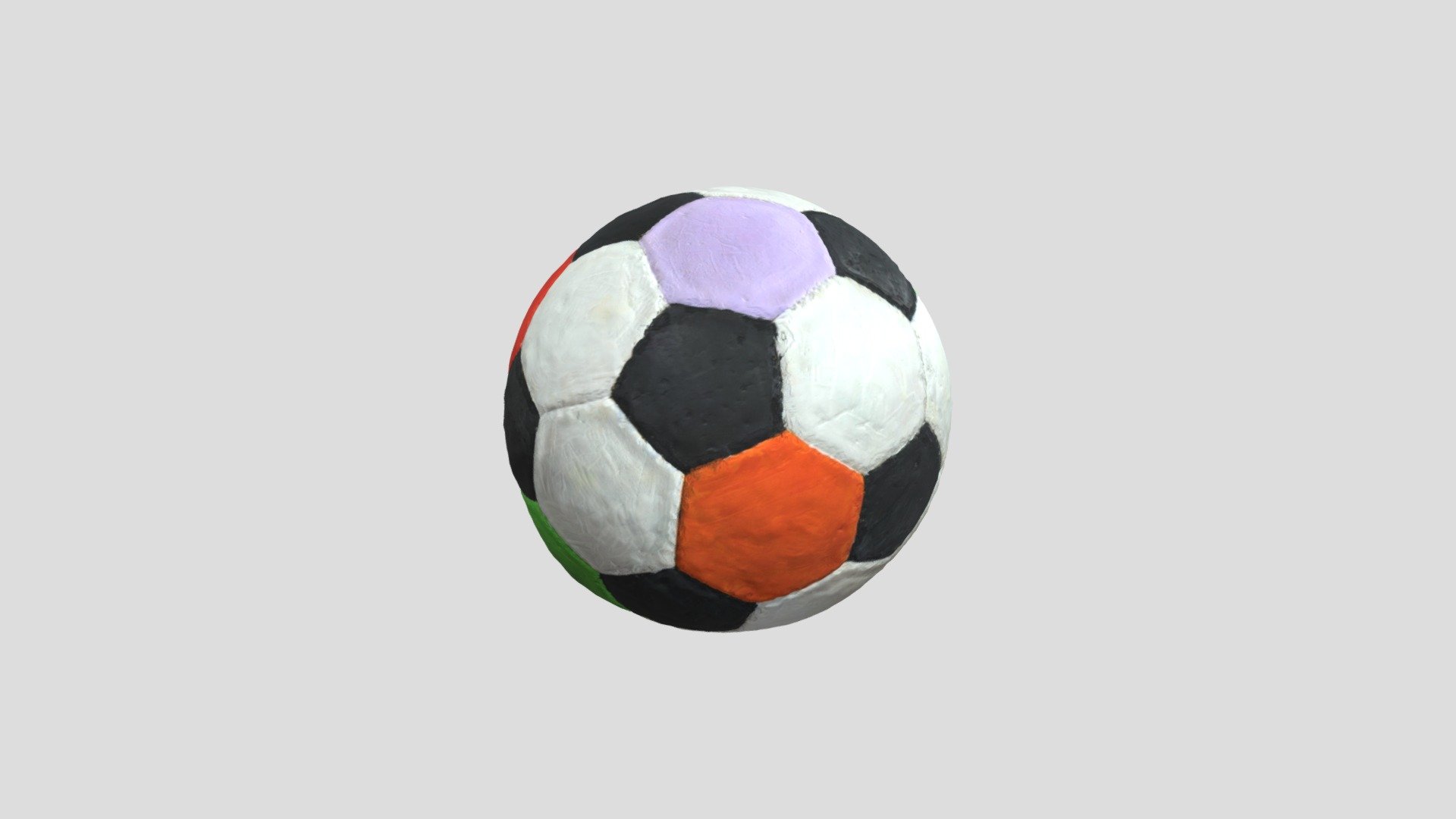 Colorful ball - 3D model by Work2B [899e2d6] - Sketchfab