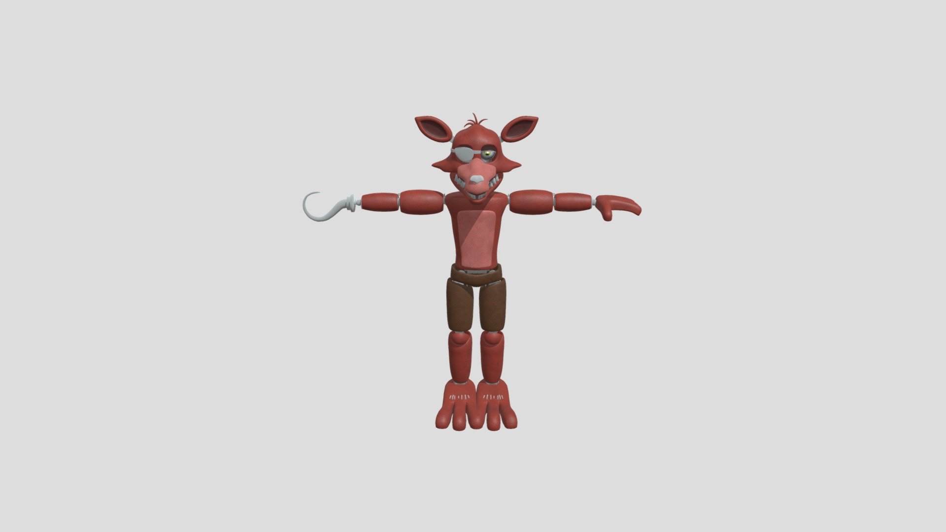 UnWithered Foxy Download - Download Free 3D model by m1sserù (@m1sserou ...