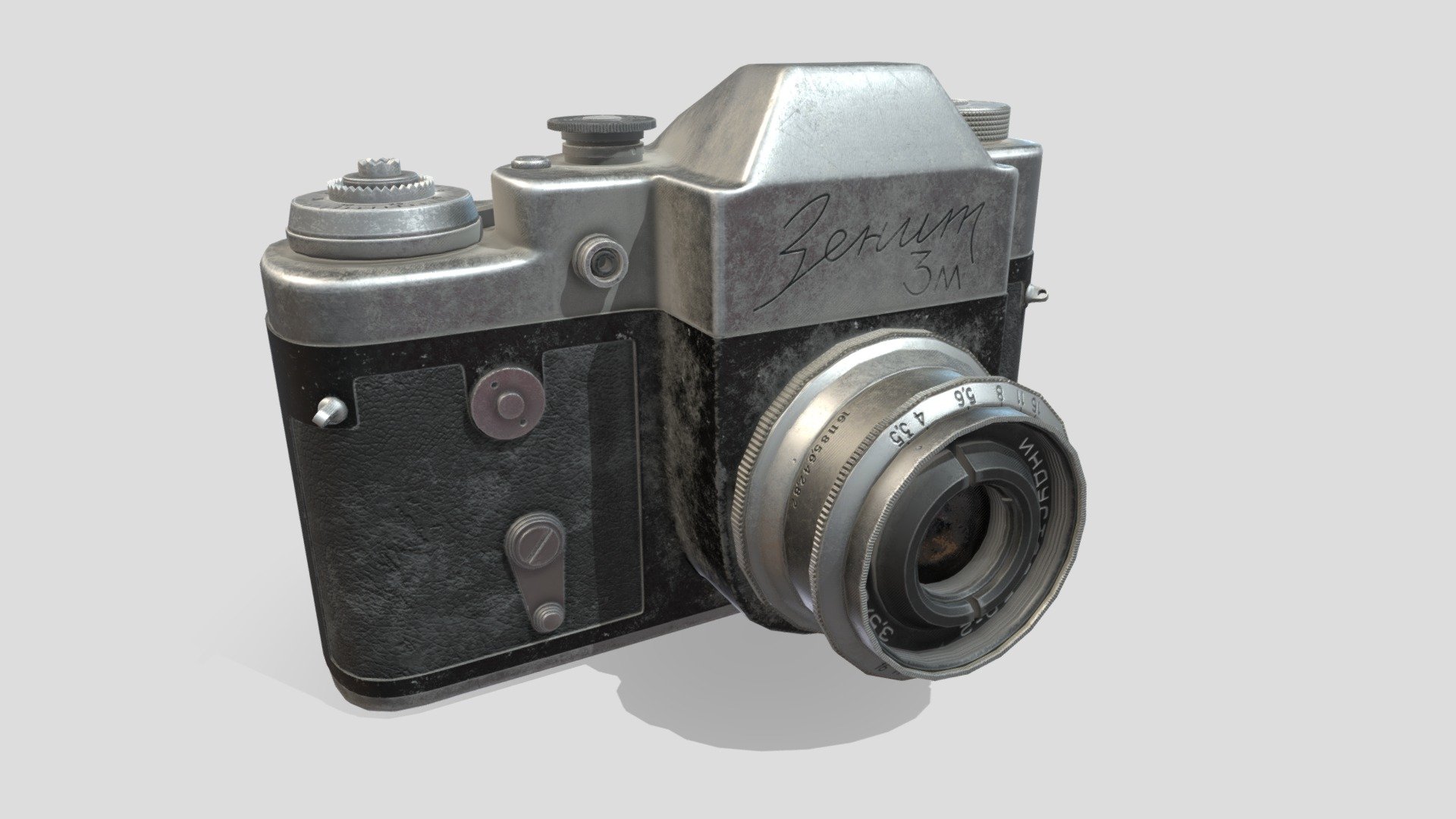 USSR camera Zenit 3m - Download Free 3D model by neyr [899f0fd] - Sketchfab