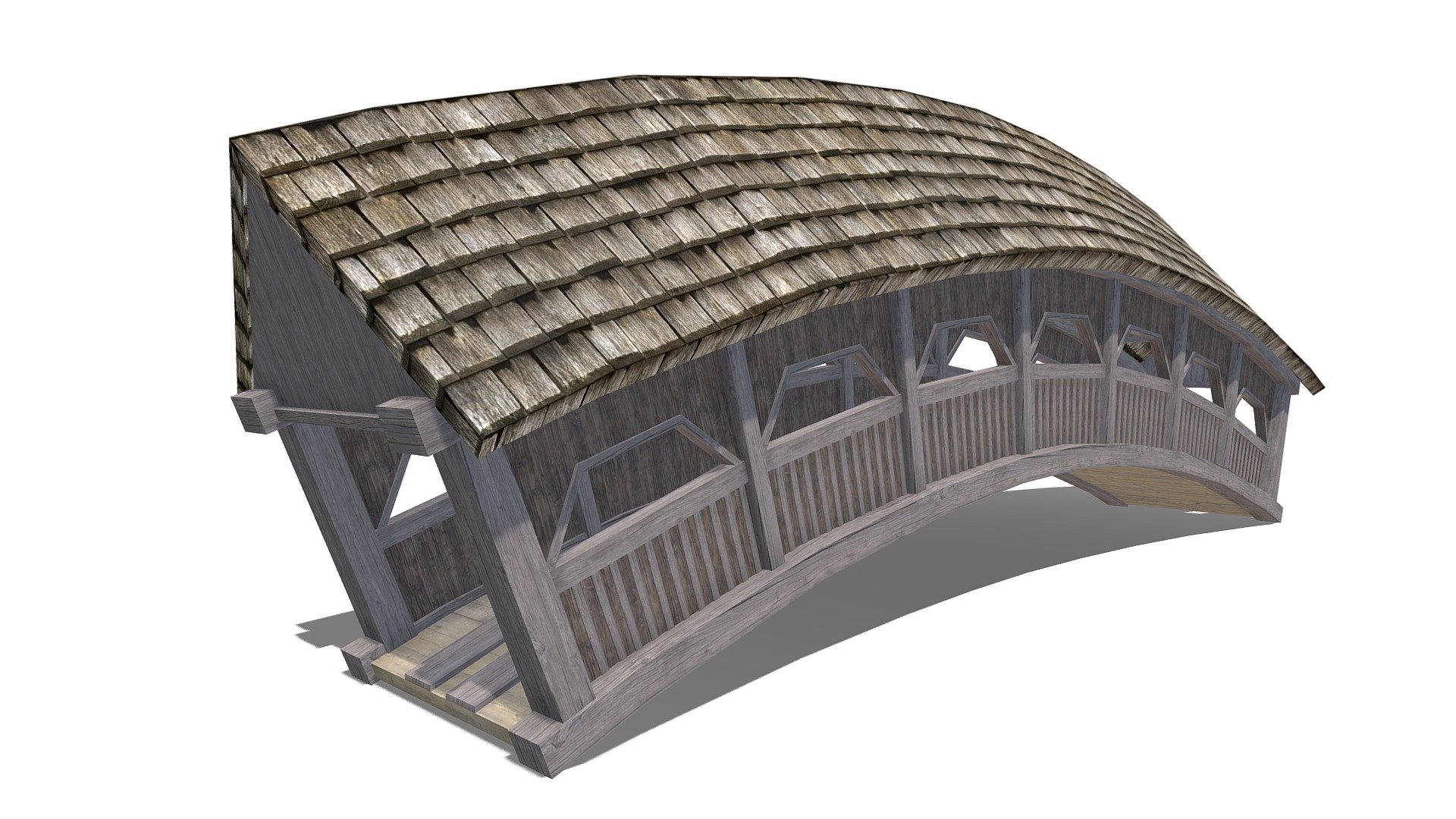 Arched Medieval / Fantasy Bridge - Buy Royalty Free 3D model by Studio ...