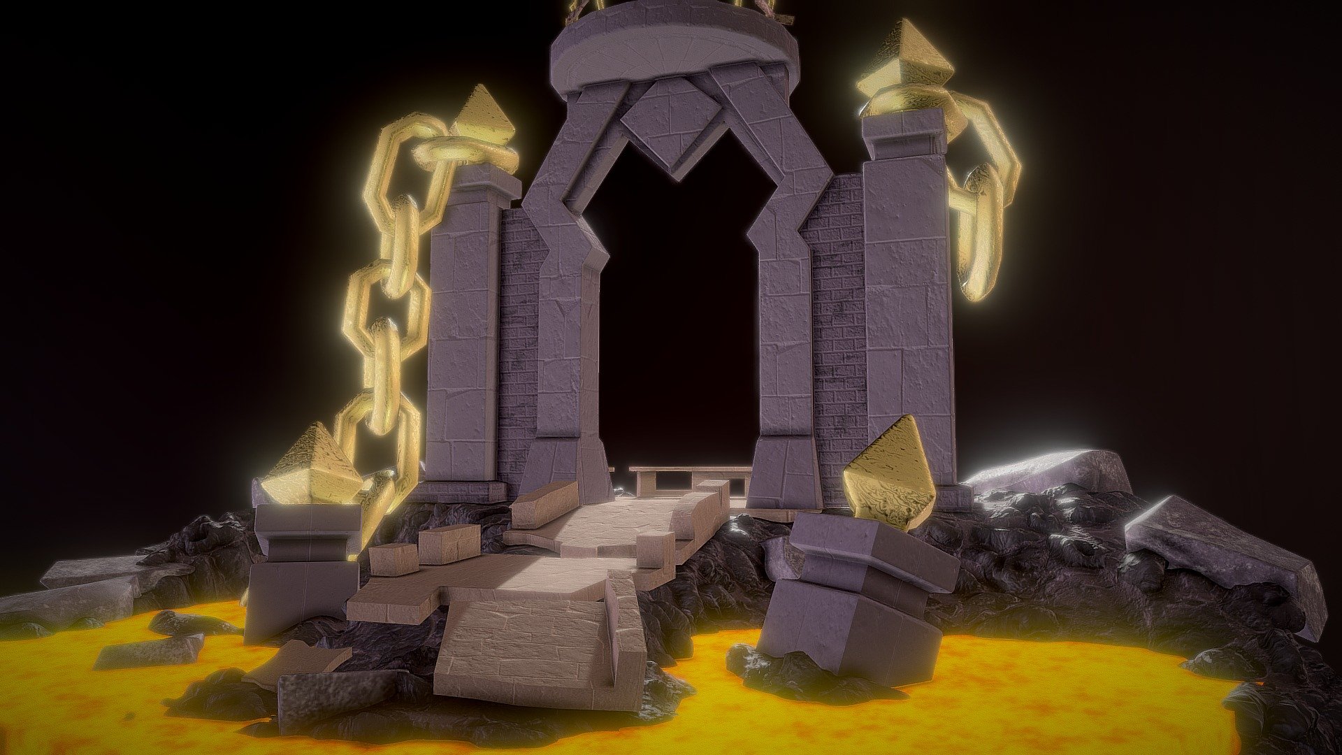 DemonGate - 3D model by SethOrr [89a0530] - Sketchfab