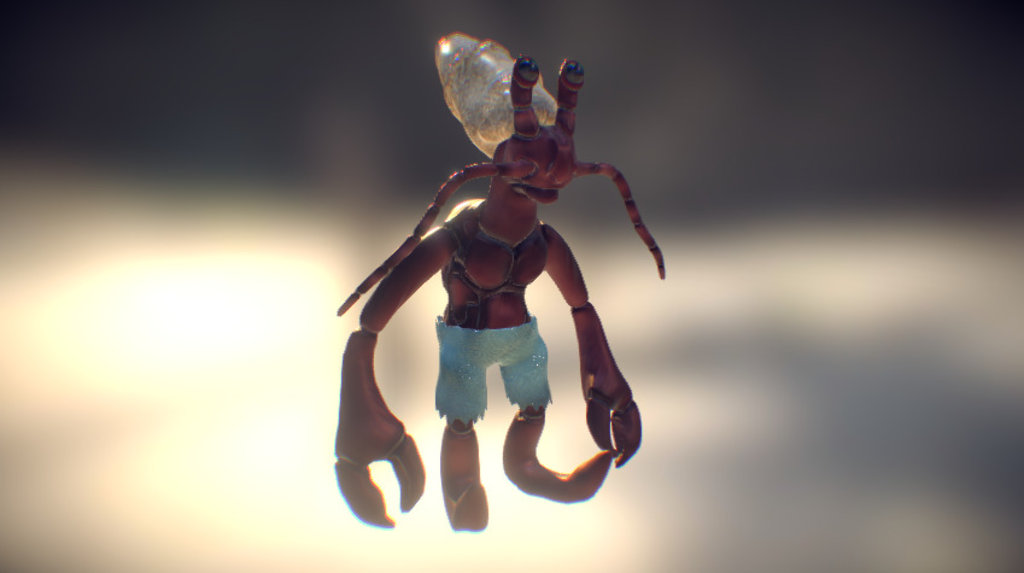 Crabman - 3D model by olegkarasev [89a14be] - Sketchfab