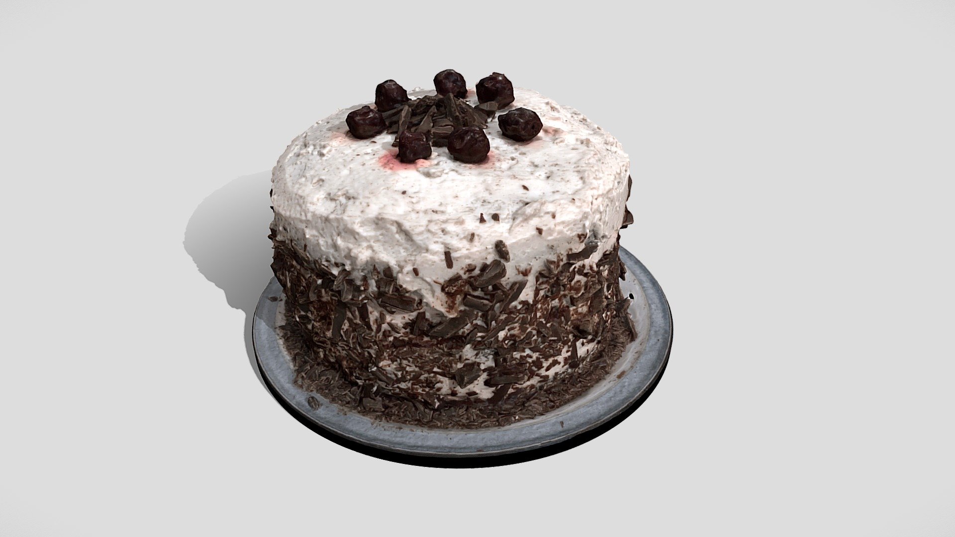 Black Forest Gateau Cake - Download Free 3D model by jamieirvin ...
