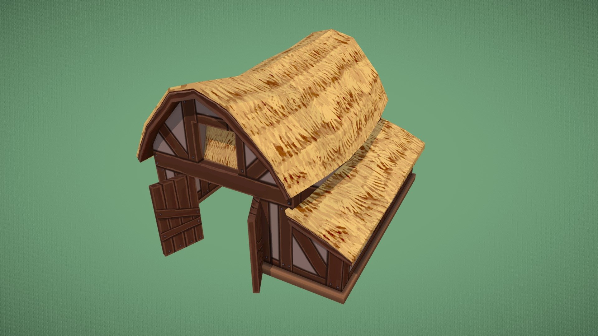 Barn low poly - Download Free 3D model by mitia (@Hawsky) [89a2007 ...