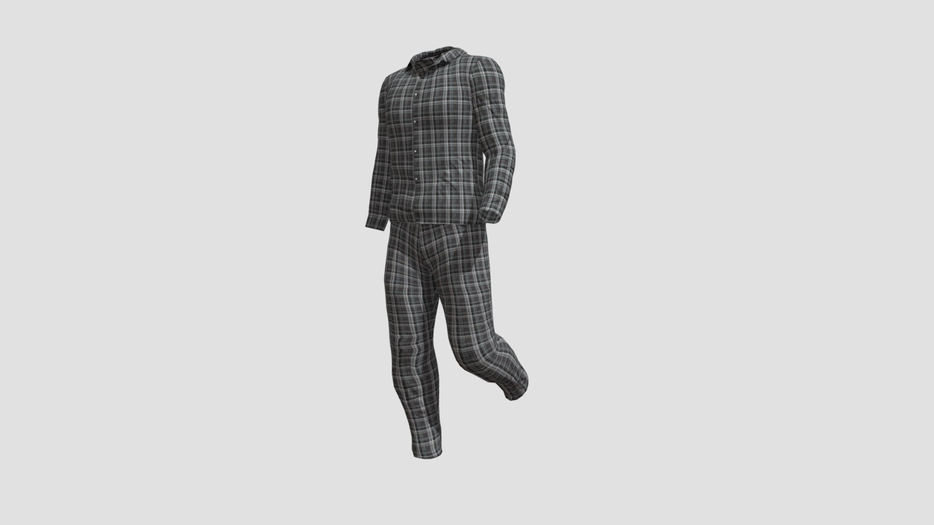 Hong Kong patient suit - 3D model by tin.artist [89a260c] - Sketchfab