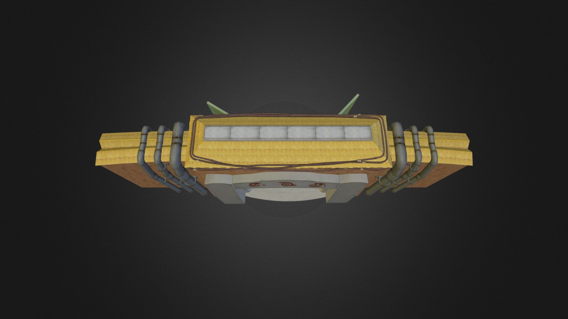 Gate of Konoha - 3D model by aldomendonca [89a2b87] - Sketchfab