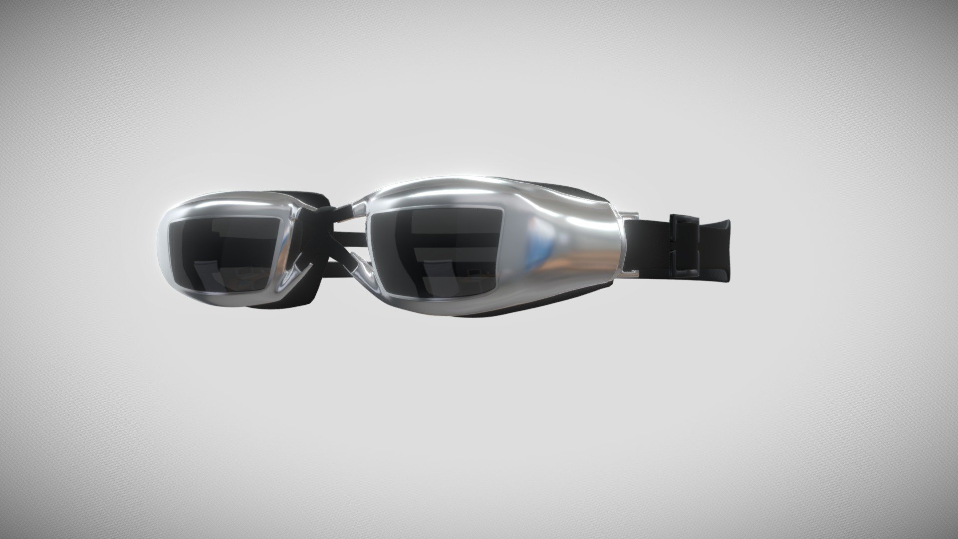 Swimming Goggles 01 (Metal frame) - 3D model by SaudSiddiquee [89a4907 ...