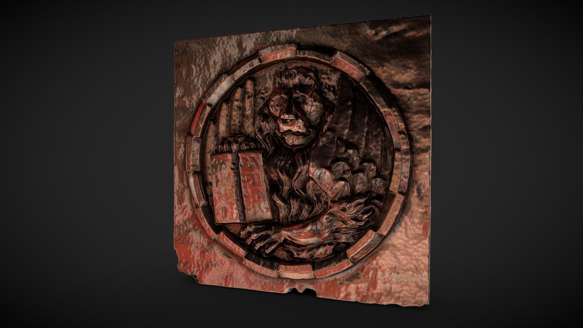 Lion Rossetta Reto - 3D model by Andres Bonomi (@andresbonomi) [89a598e ...