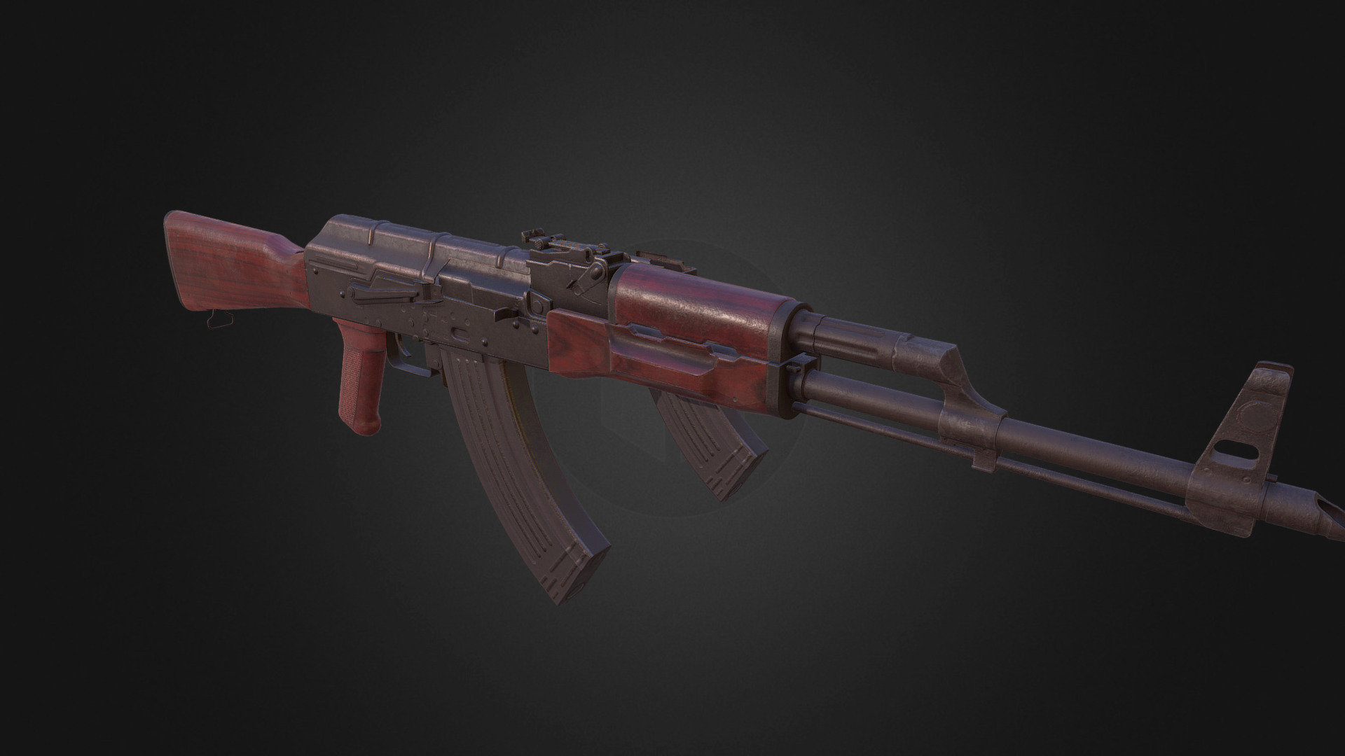 AK-47 - 3D model by Scorpi322 [89a6105] - Sketchfab