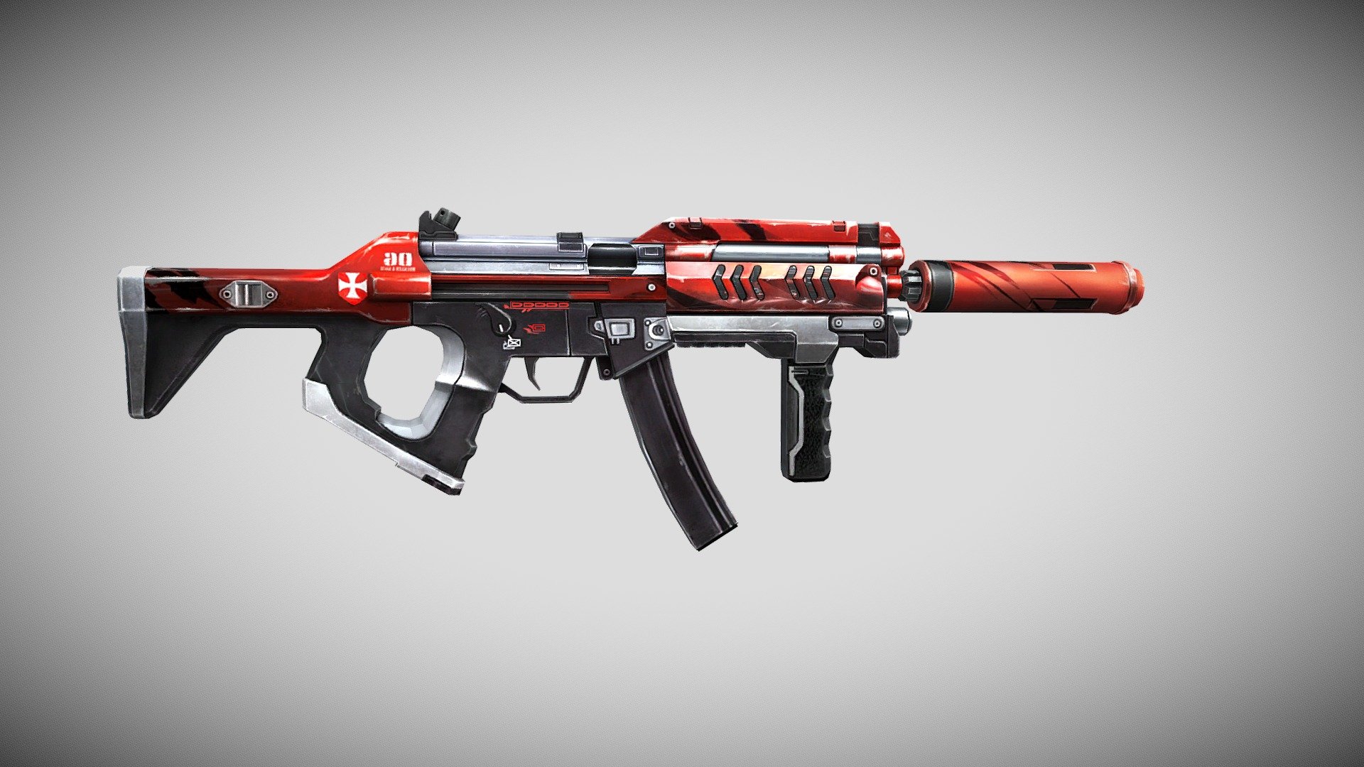 Mp5 WR - 3D model by Long Nguyễn (@LongNguyen89) [89a9230] - Sketchfab