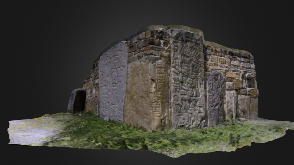 Monte Alban, Oaxaca, Mexico - Stone Carving - 3D model by ...