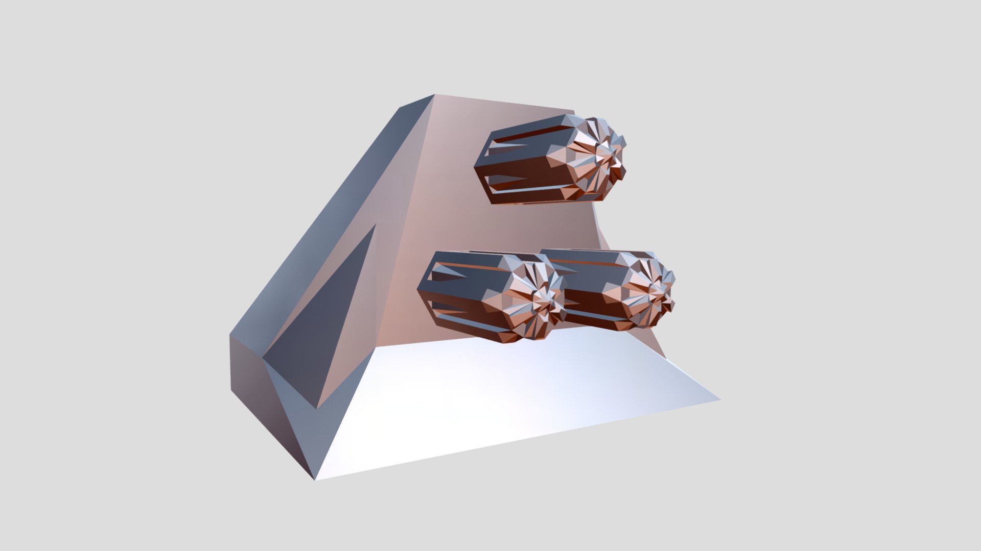 Low Poly Turret - Lightning 3 of 3 (set of 4) - Download Free 3D model ...