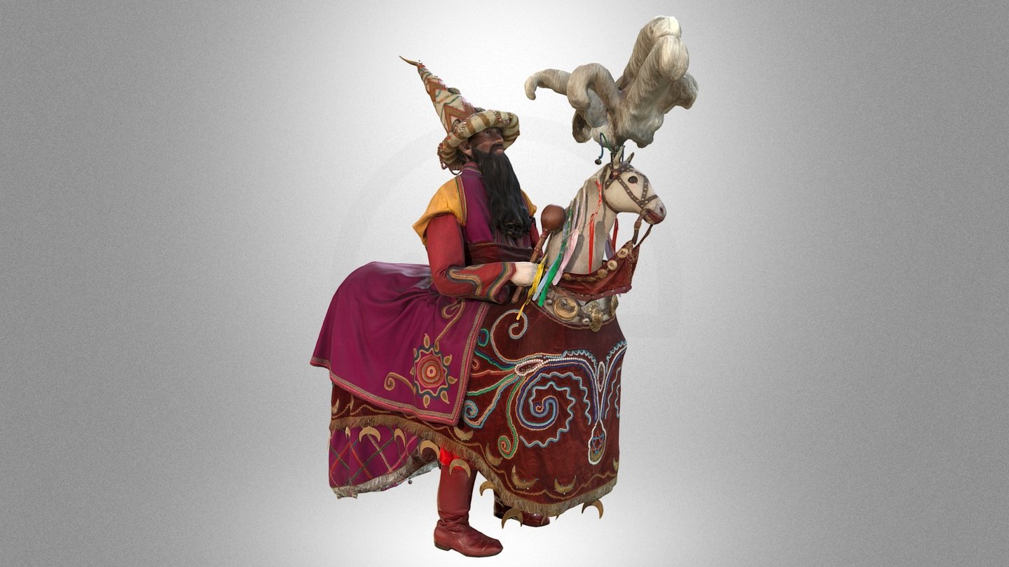 Lajkonik’s costume by Stanisław Wyspiański - Download Free 3D model by ...