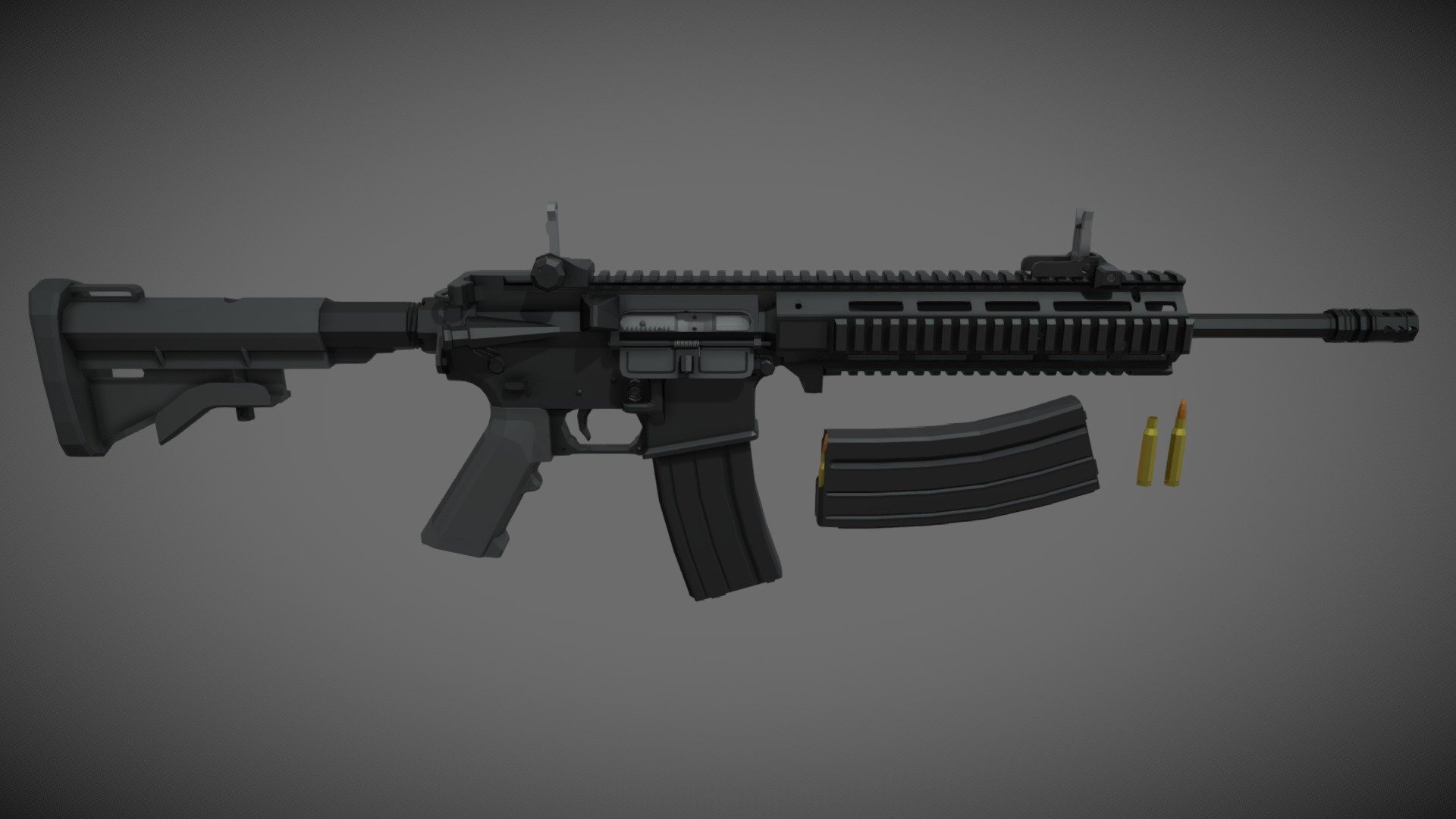 low-poly Diemaco C8IUR 14 - Download Free 3D model by D_U (@DU1701 ...