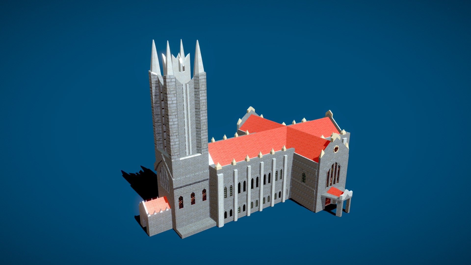 Church 1 - Download Free 3D model by rhcreations [89ae03b] - Sketchfab