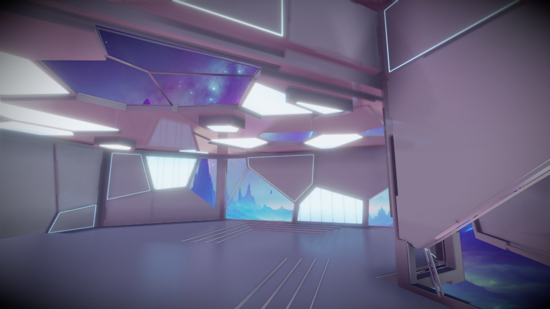 Space_Gallery_01 - Buy Royalty Free 3D model by Giimann [89ae0e5 ...