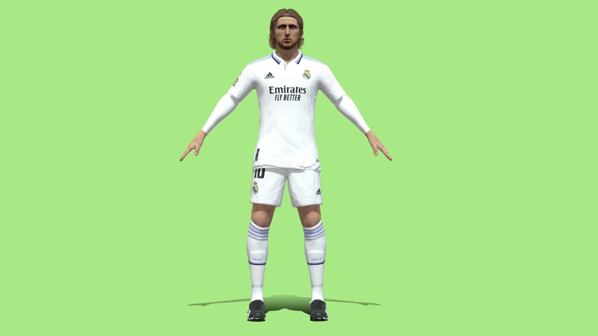 T-P Rigged Modric Real Madrid 2023 - 3D model by 3dpassion.net ...