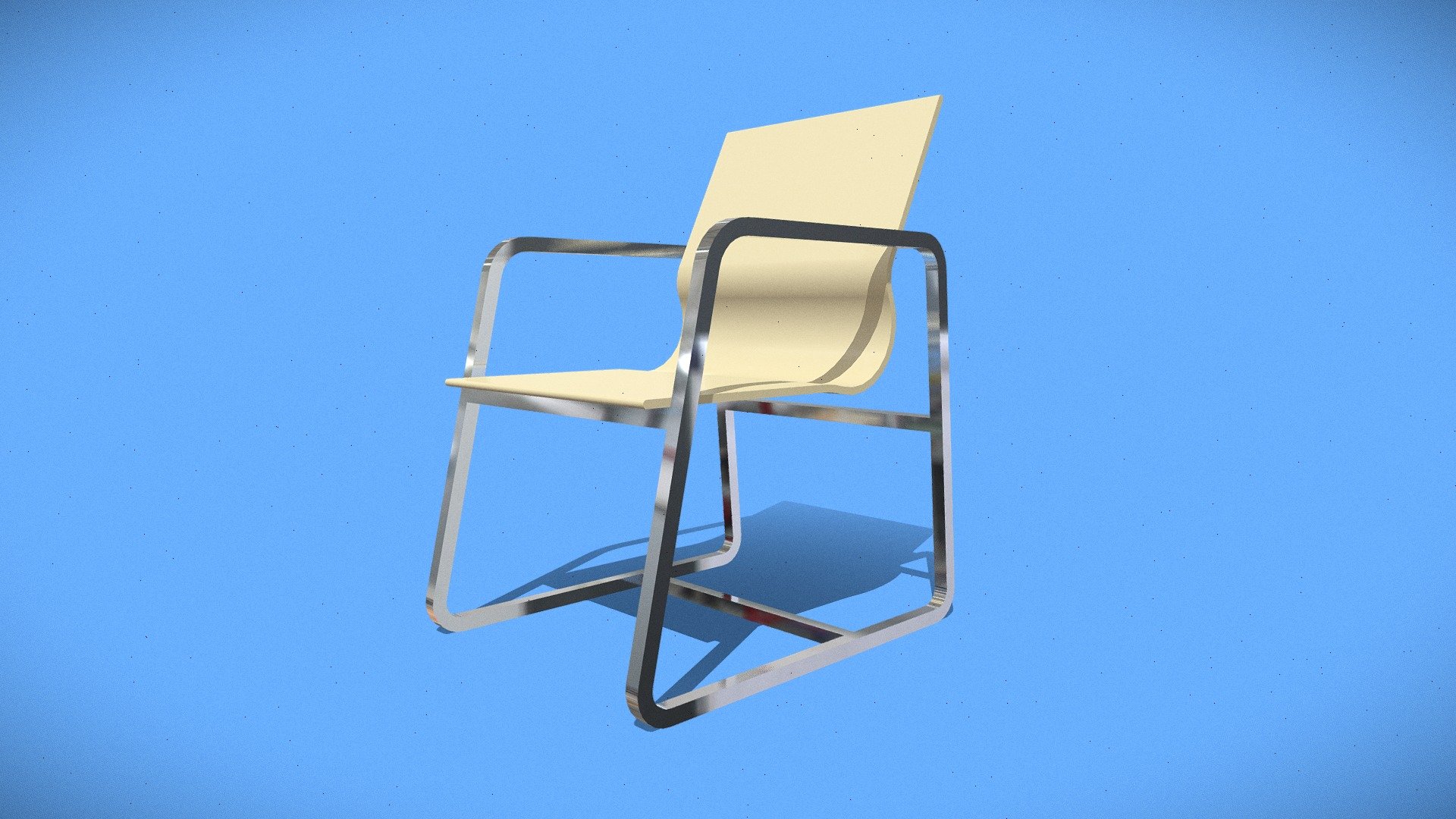 Trapezium Style Leg Chair - Download Free 3D model by muizkamson ...