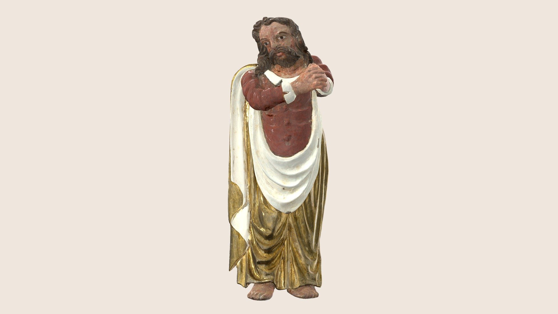 Rzeźba „Św. Ewangelista” - 3D model by FWNDK [89b2d3a] - Sketchfab