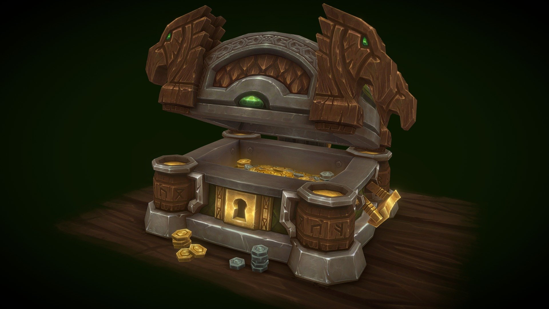 Innkeeper's Lockbox Fan Art - 3D model by Scott Hennessy ...
