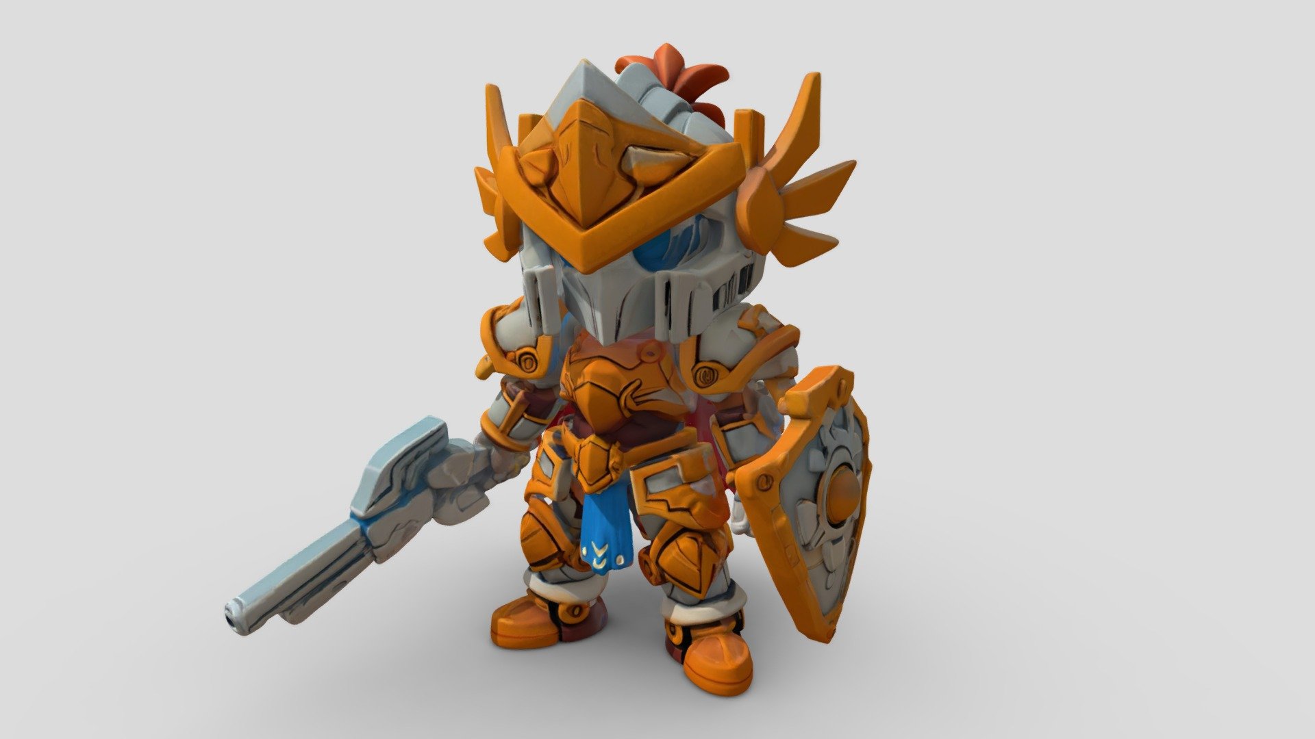 CORE KNIGHT KID HERO - Download Free 3D model by krit yamsaso (กฤษณ์ ...
