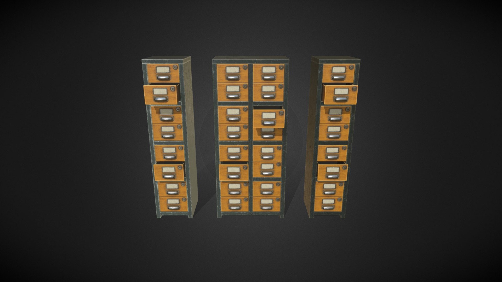 DOCUMENT CABINET_SET - 3D model by Qutsal (@qutsalalex) [89b8bdd ...