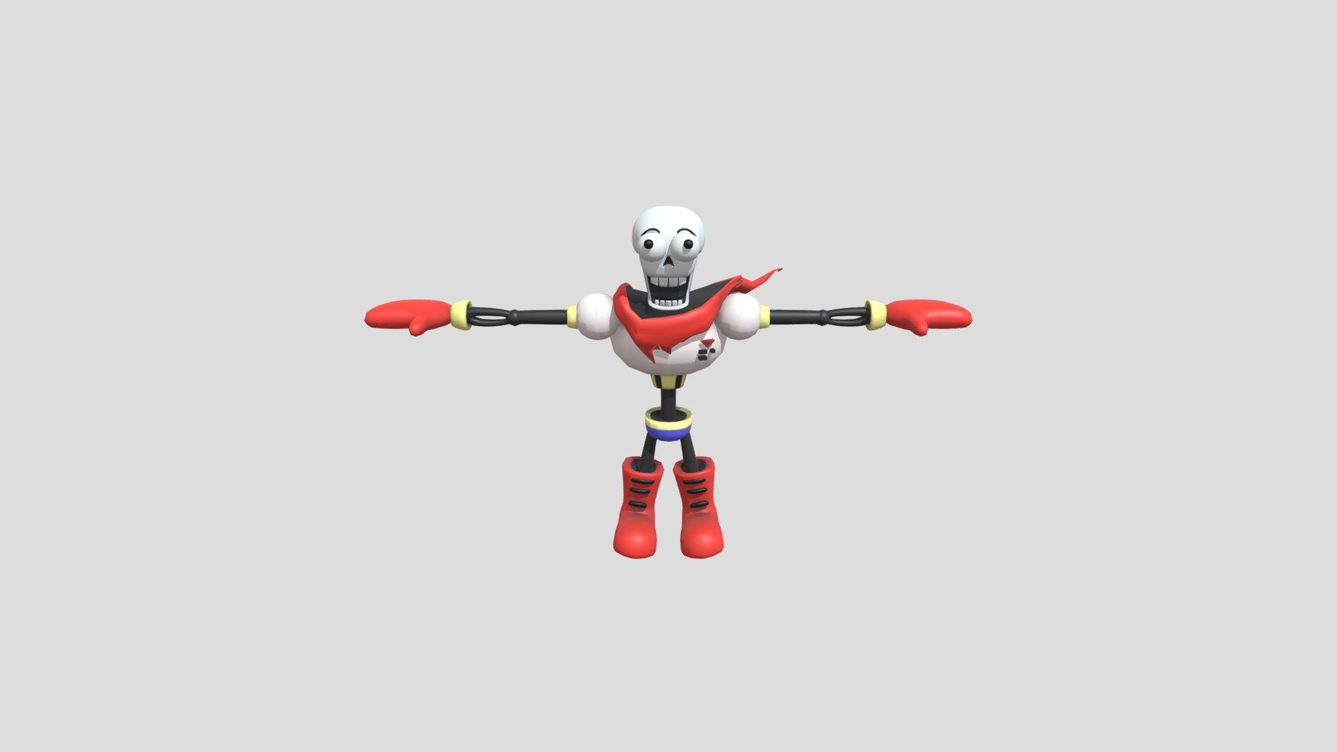 Papyrus Undertale Free Rigged - Download Free 3D model by JackTheOhio ...