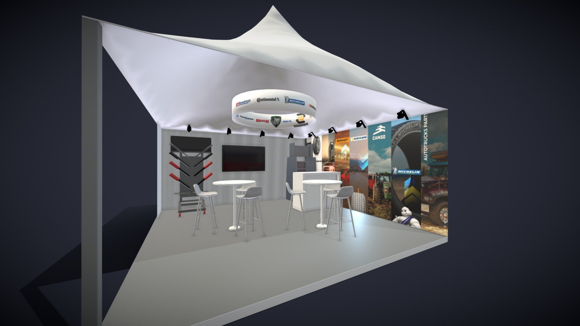 Mobil Stand - 3D model by Luis.A.Pulido [89baa5d] - Sketchfab
