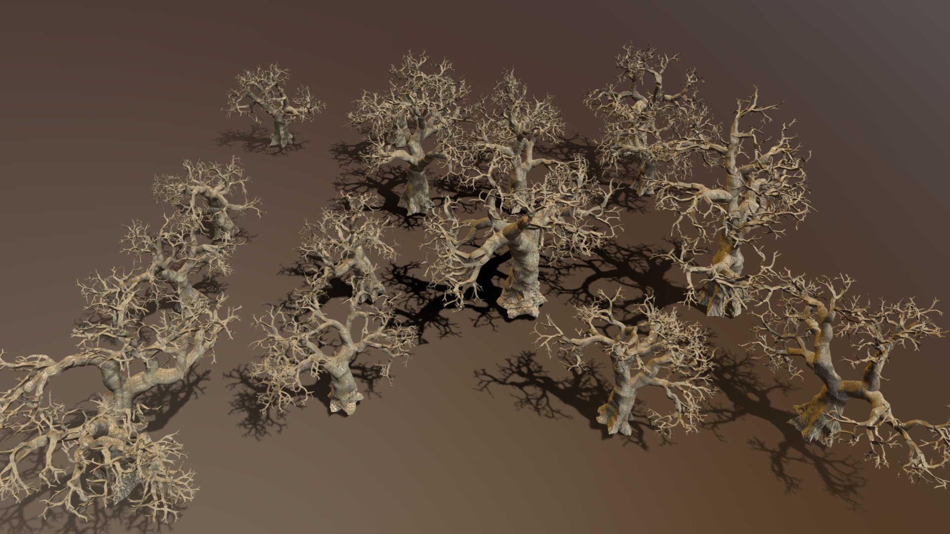 Oak Forest (Tree Pack) - Download Free 3D model by Sereib [89bc56b] - Sketchfab
