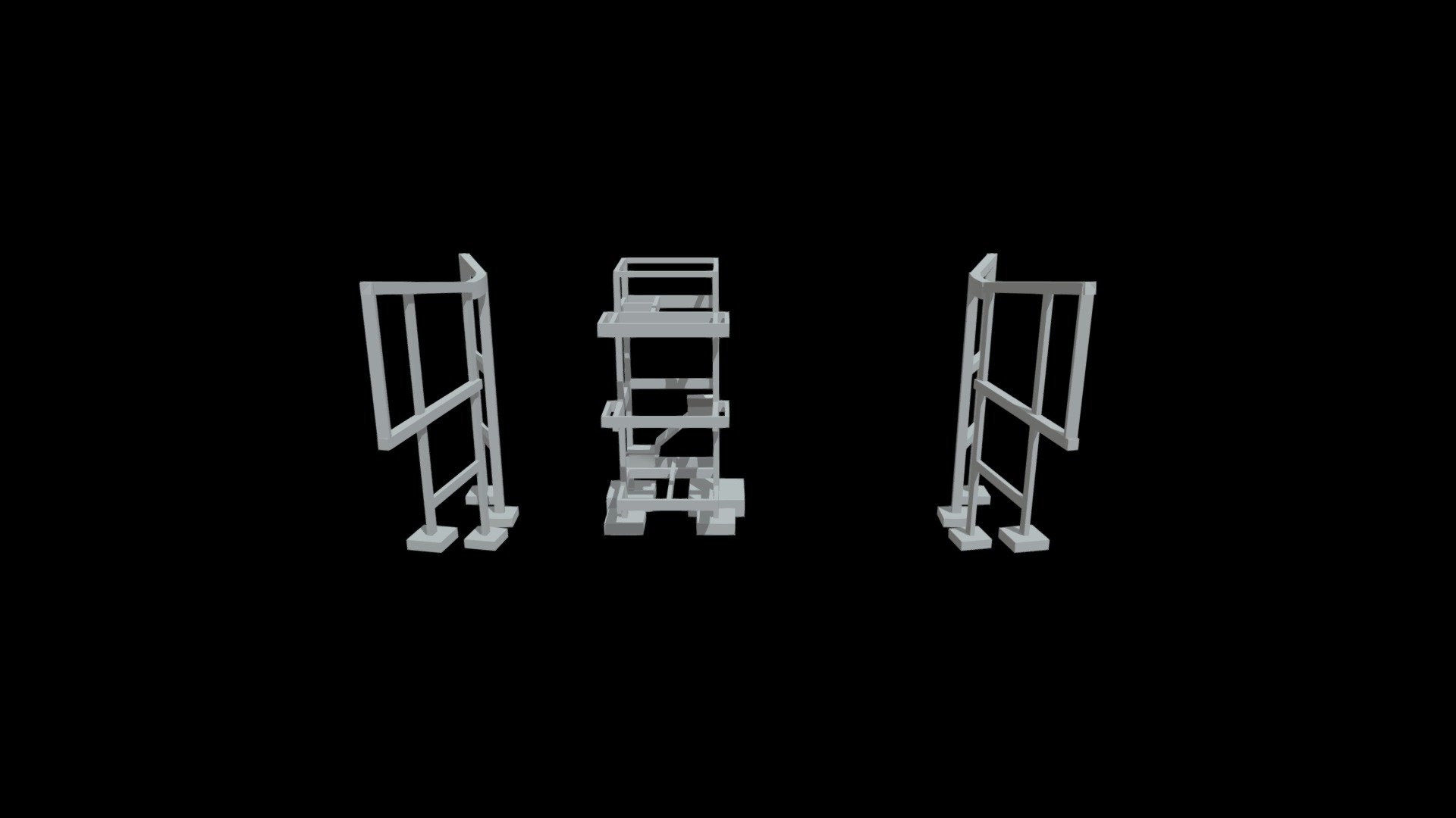 Estrutura 3D Portaria Am - Download Free 3D model by Gustavo Matos ...