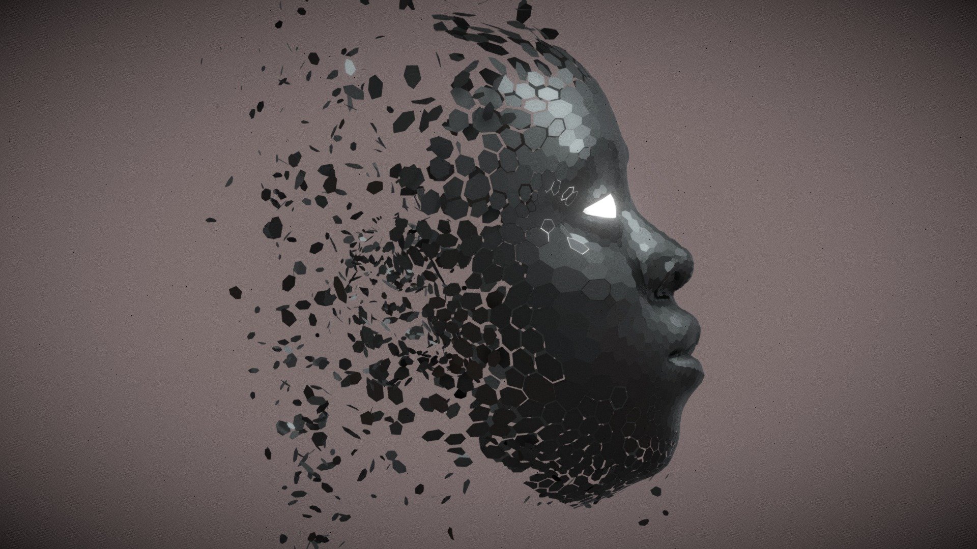 Notorius Face Abstract Geometry Animation Loop - Download Free 3D model ...