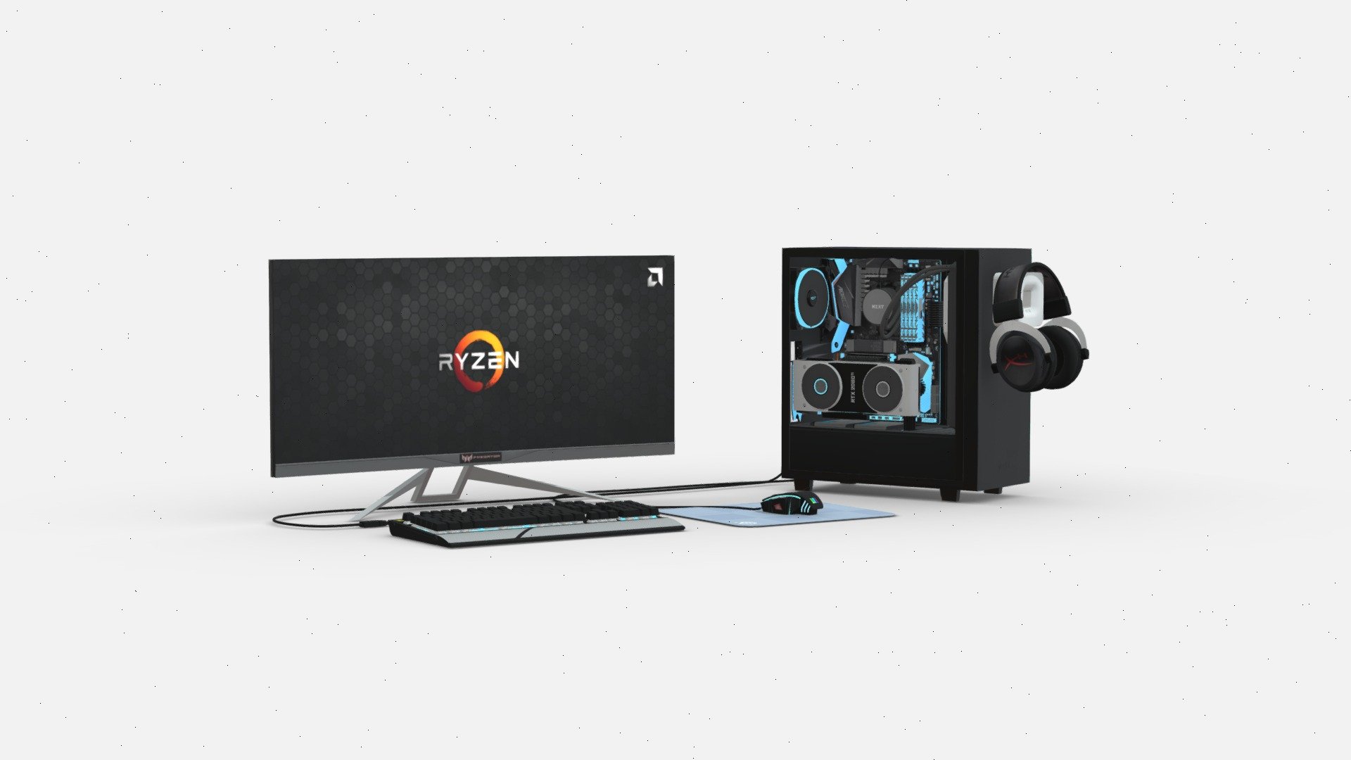 3d model PC - Buy Royalty Free 3D model by zizian [89bf195] - Sketchfab ...