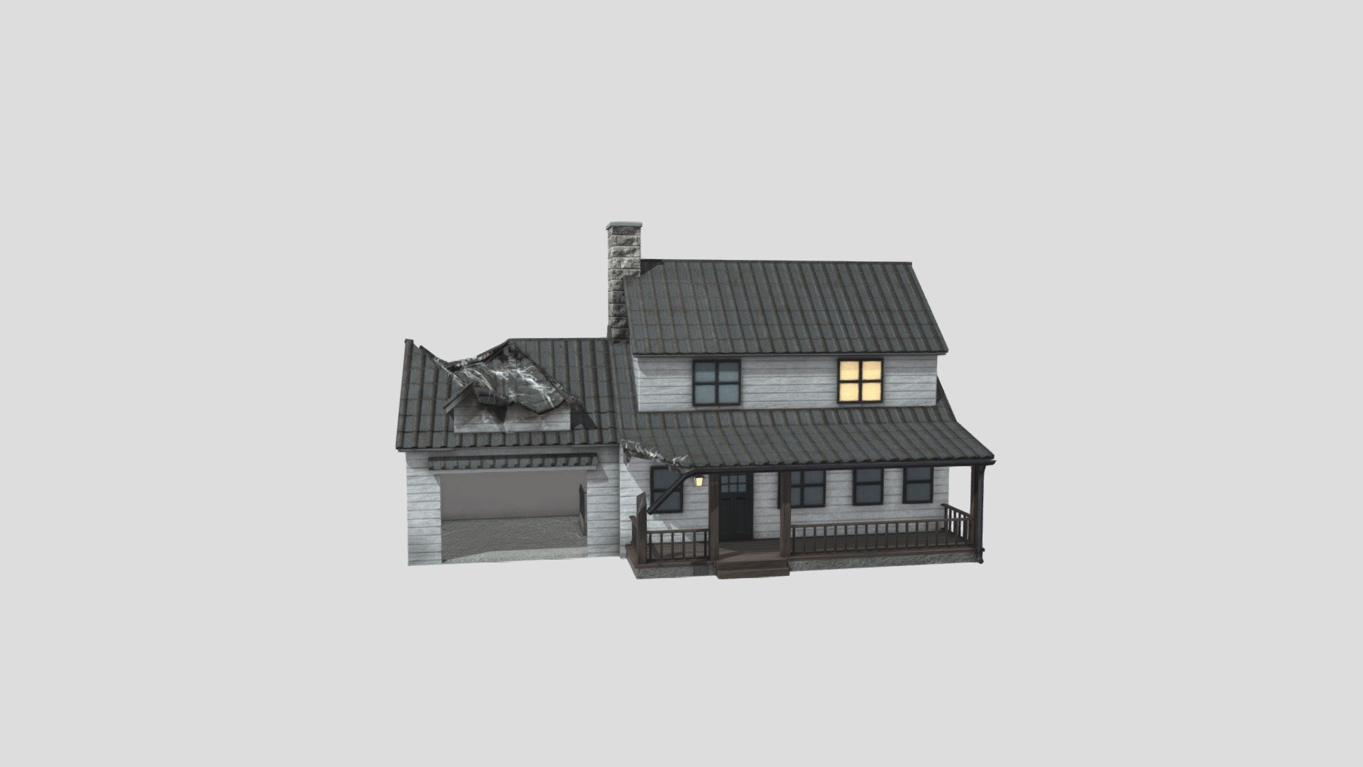 Farmhouse - Download Free 3D model by sp00kydraws [89bfe6d] - Sketchfab