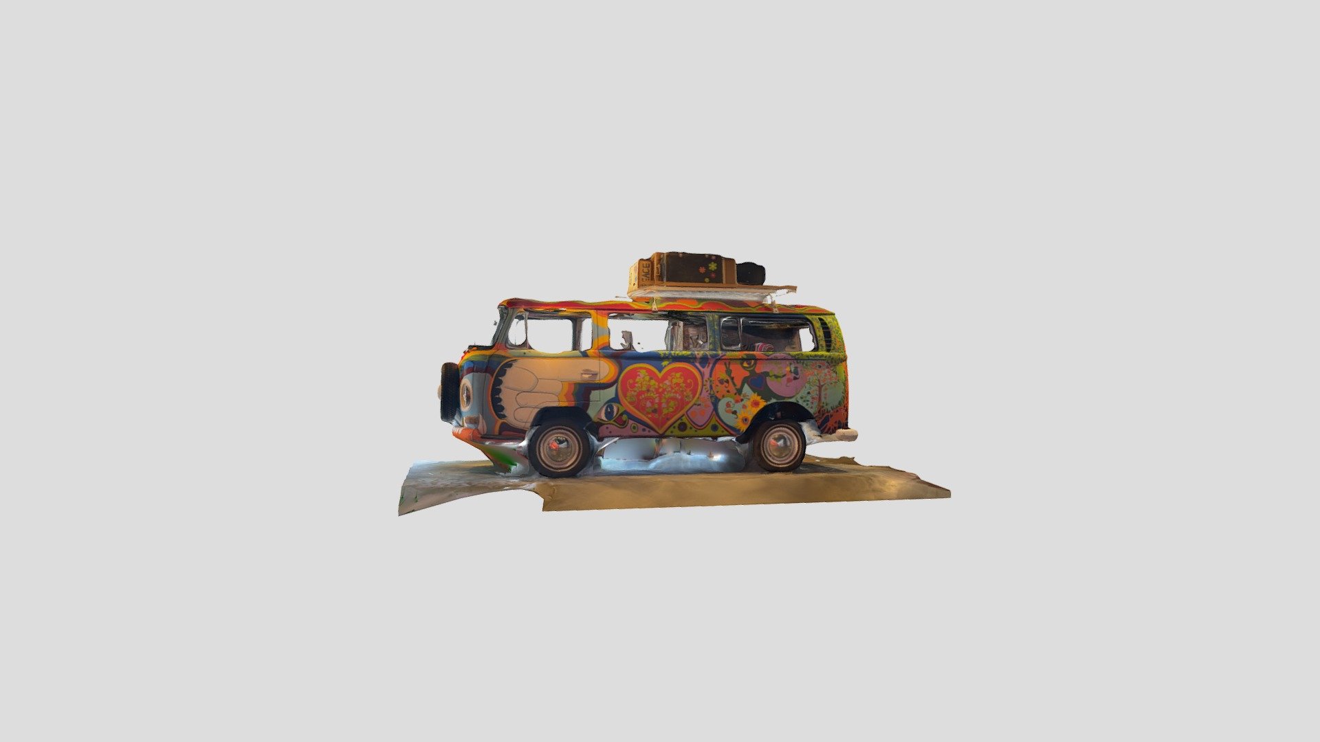 VW Bus - 3D model by Spaur Group (@paulmarinerps) [89c0882] - Sketchfab