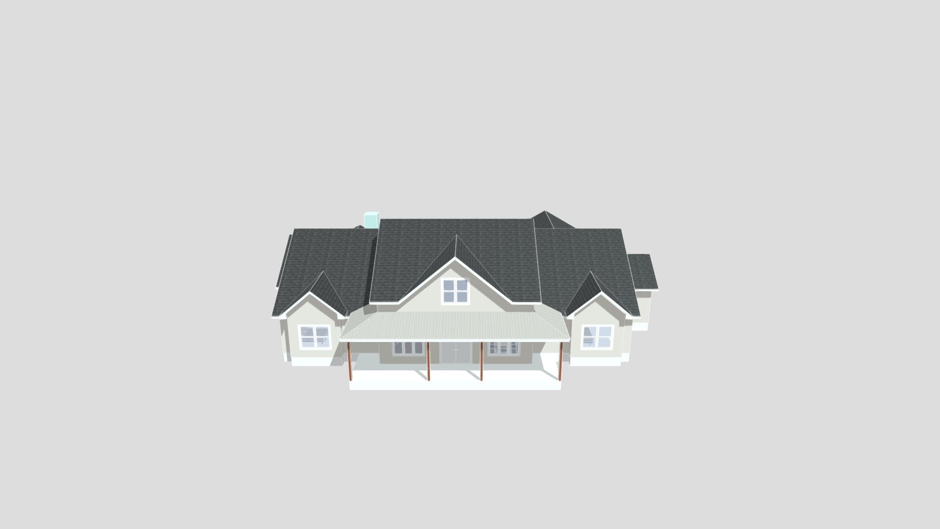 Final C Wraparound Porch - Download Free 3D model by gbelcik [89c0a74 ...