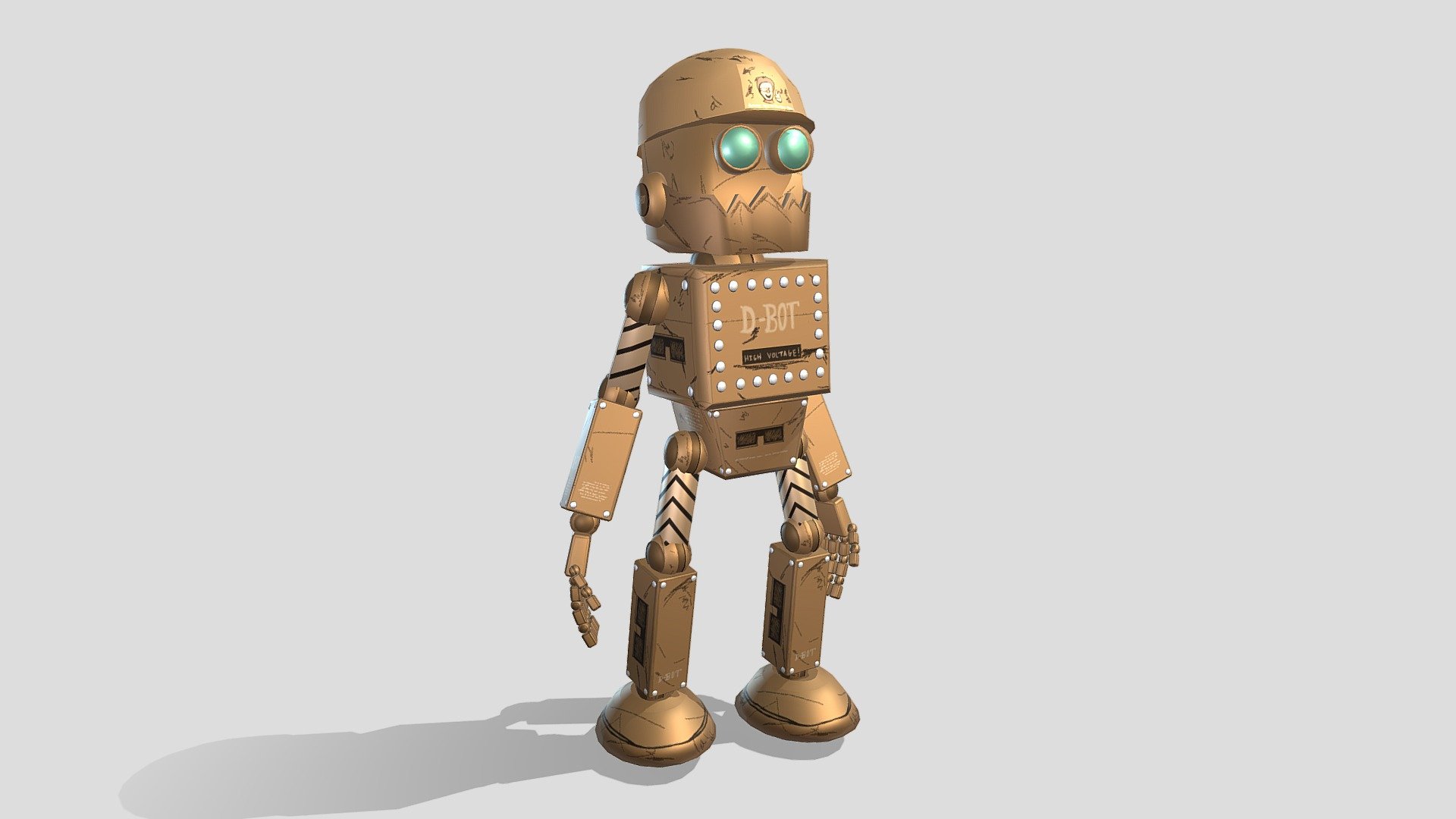 Robot - 3D model by clionachua [89c0a7c] - Sketchfab
