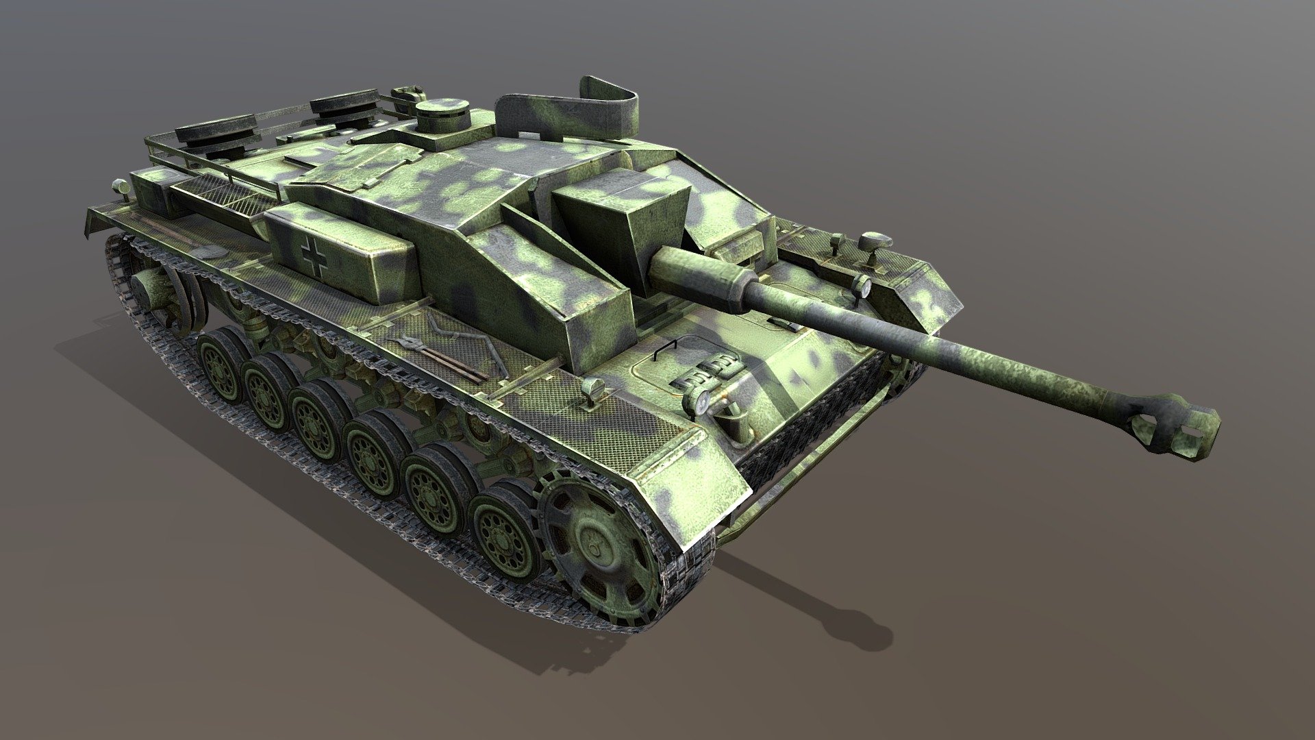 Tank Stug 3/ WW II - Buy Royalty Free 3D model by Razvan Badea (@rbadea ...