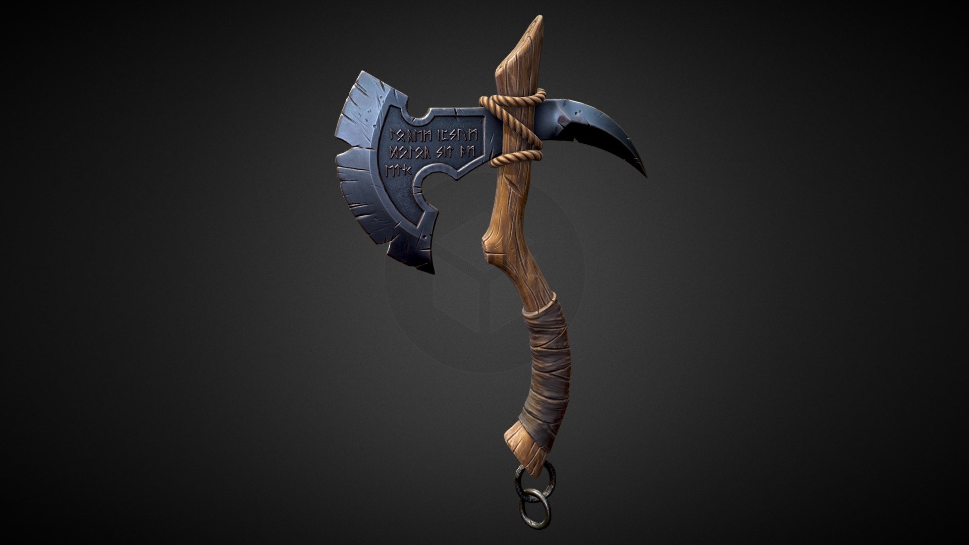 Stylized Axe - 3D model by OP (@opaloncy) [89c1a94] - Sketchfab